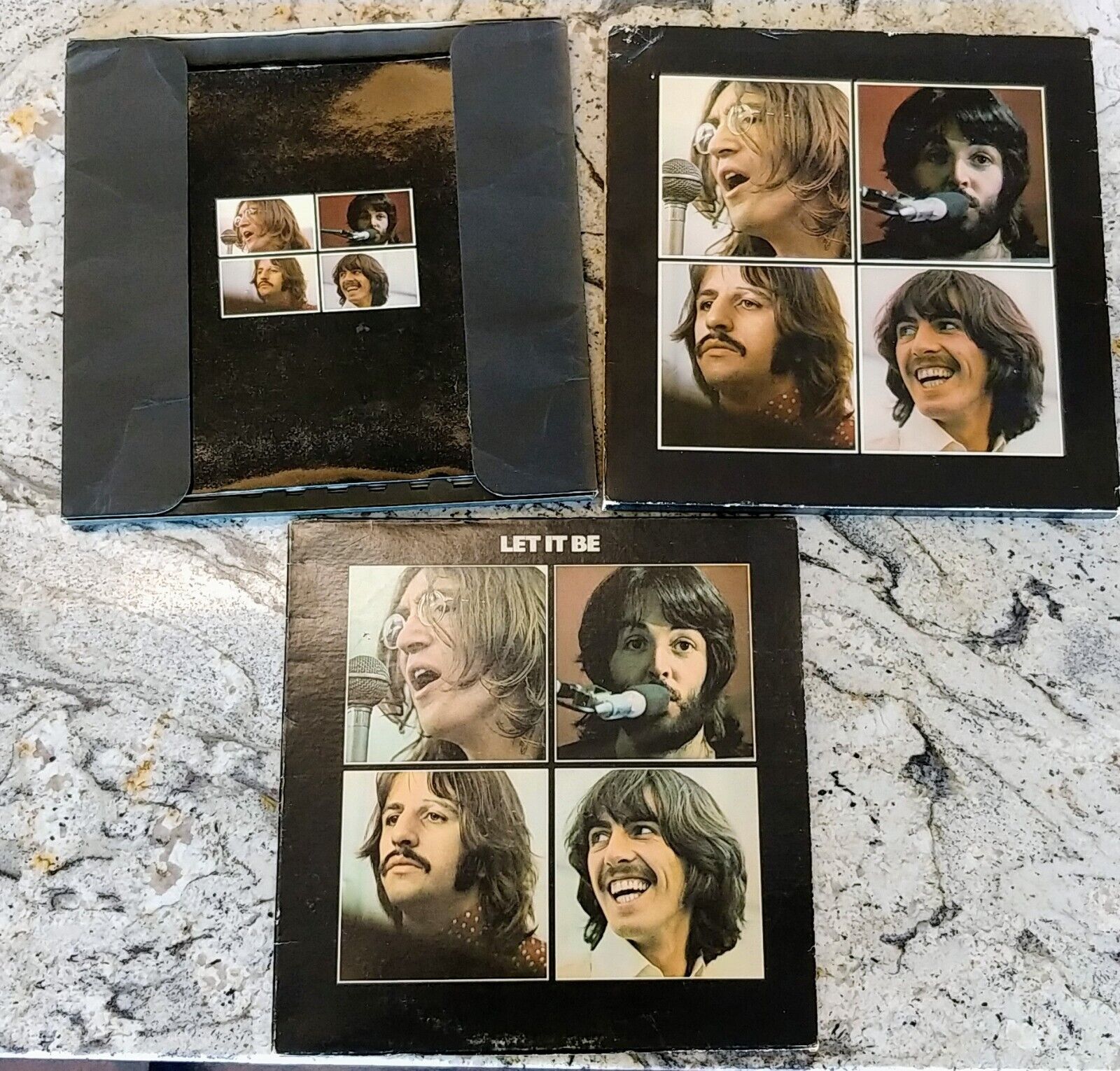 popsike.com - The Beatles Let It Be Boxed Set Canada Original 1970 Box ...