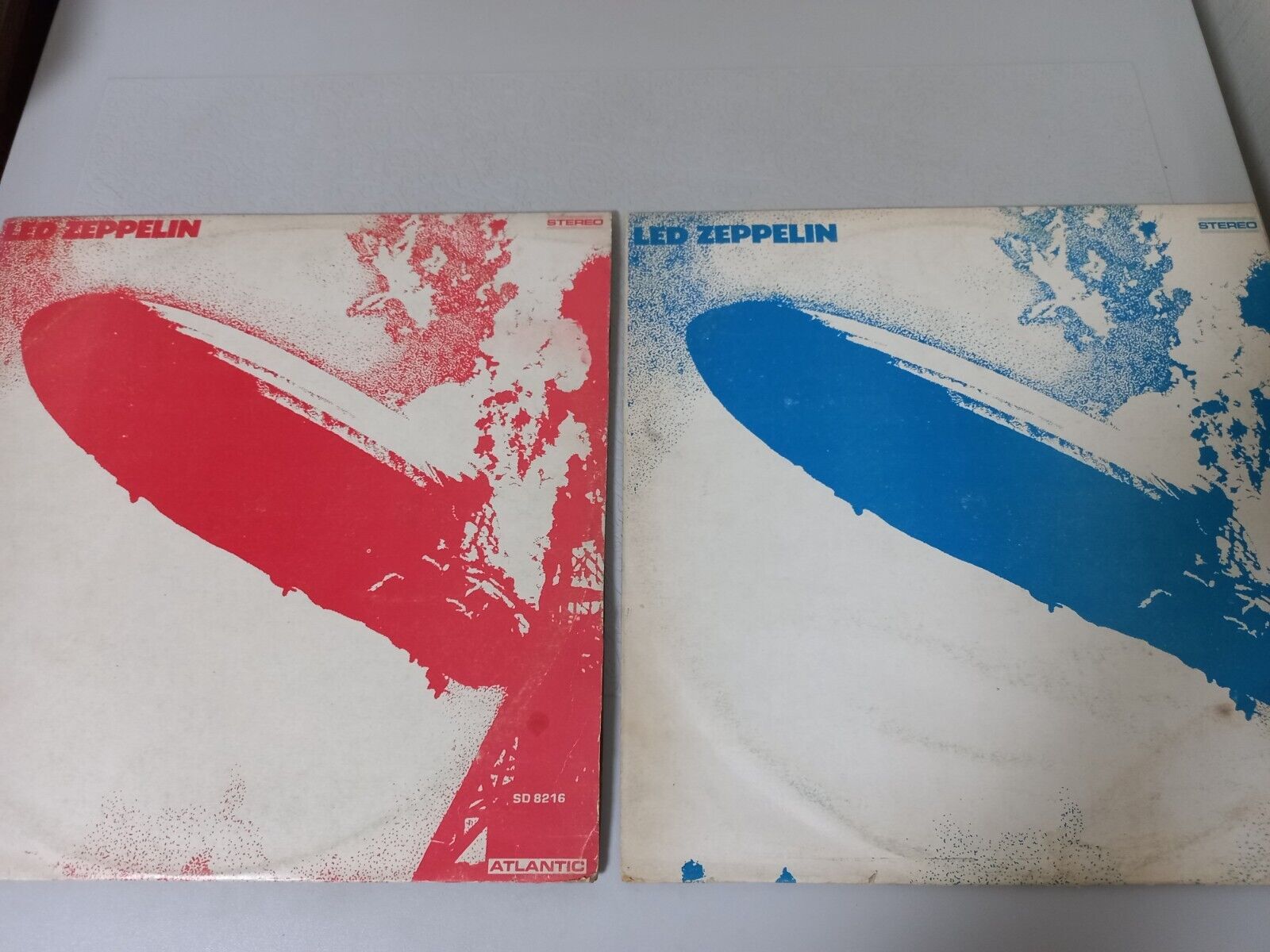 popsike.com - LED ZEPPELIN TWO LP KOREA RARE KOREAN blue cover & red ...