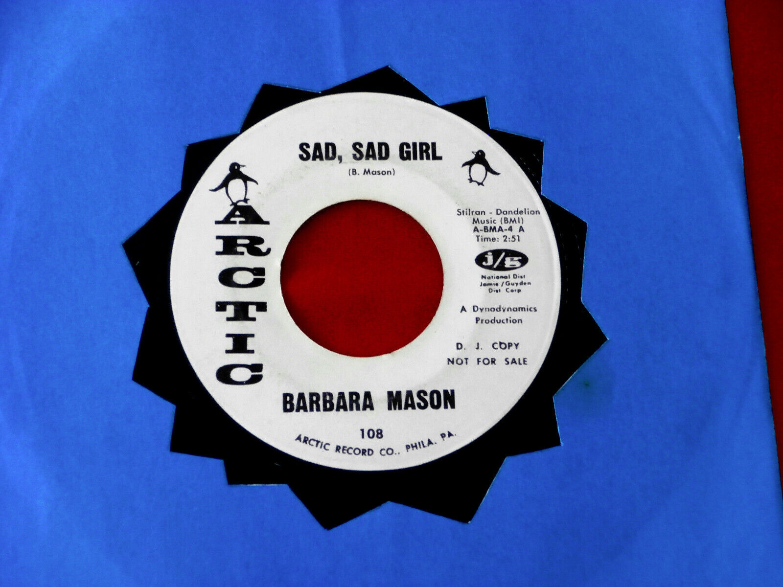popsike.com - BARBARA MASON SAD SAD GIRL RARE PROMO ONE SIDED COPY+ ...