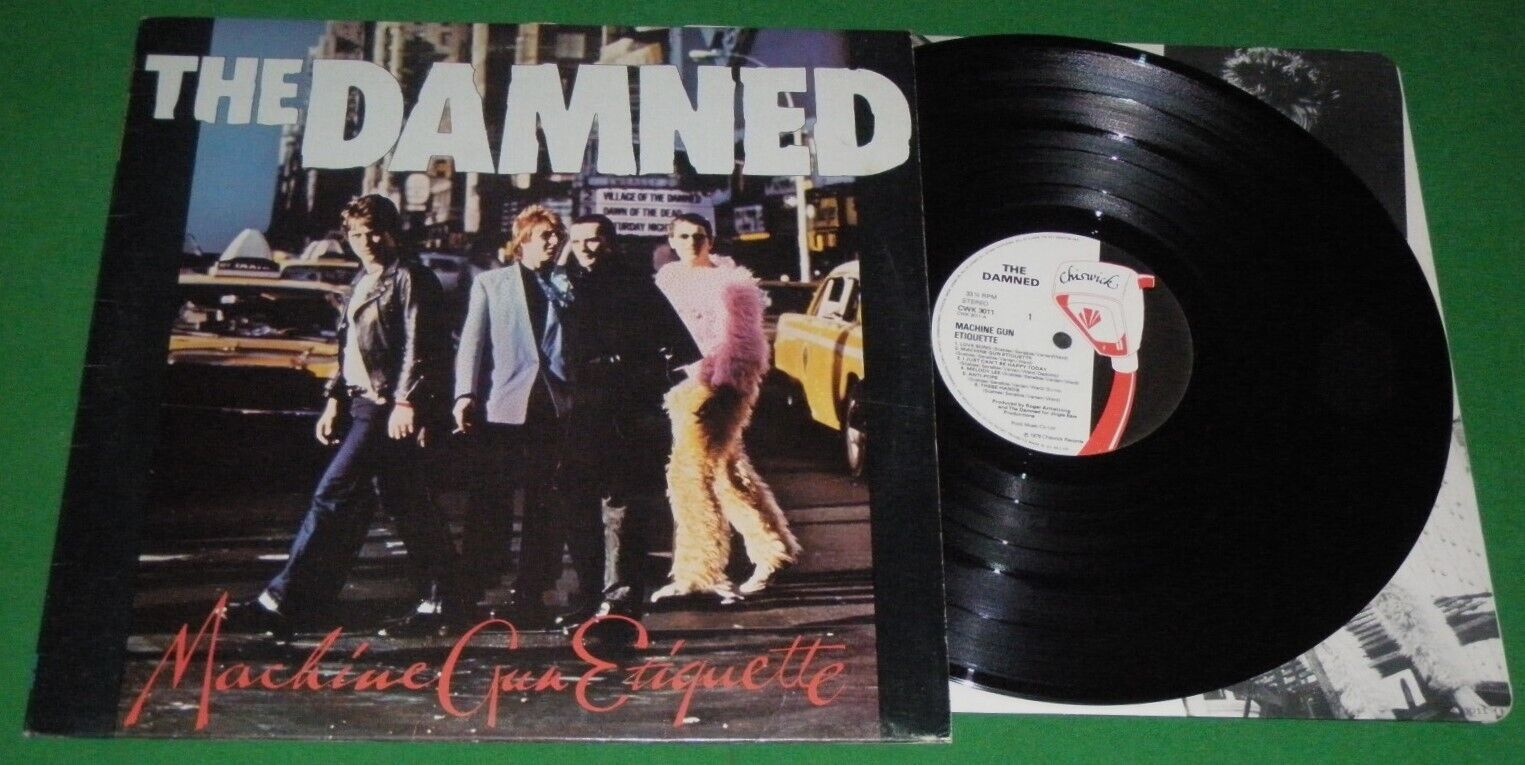 popsike.com - THE DAMNED = Machine Gun Etiquette - 1st pressing 1979 AI/BI 12" LP EX/+ - auction ...