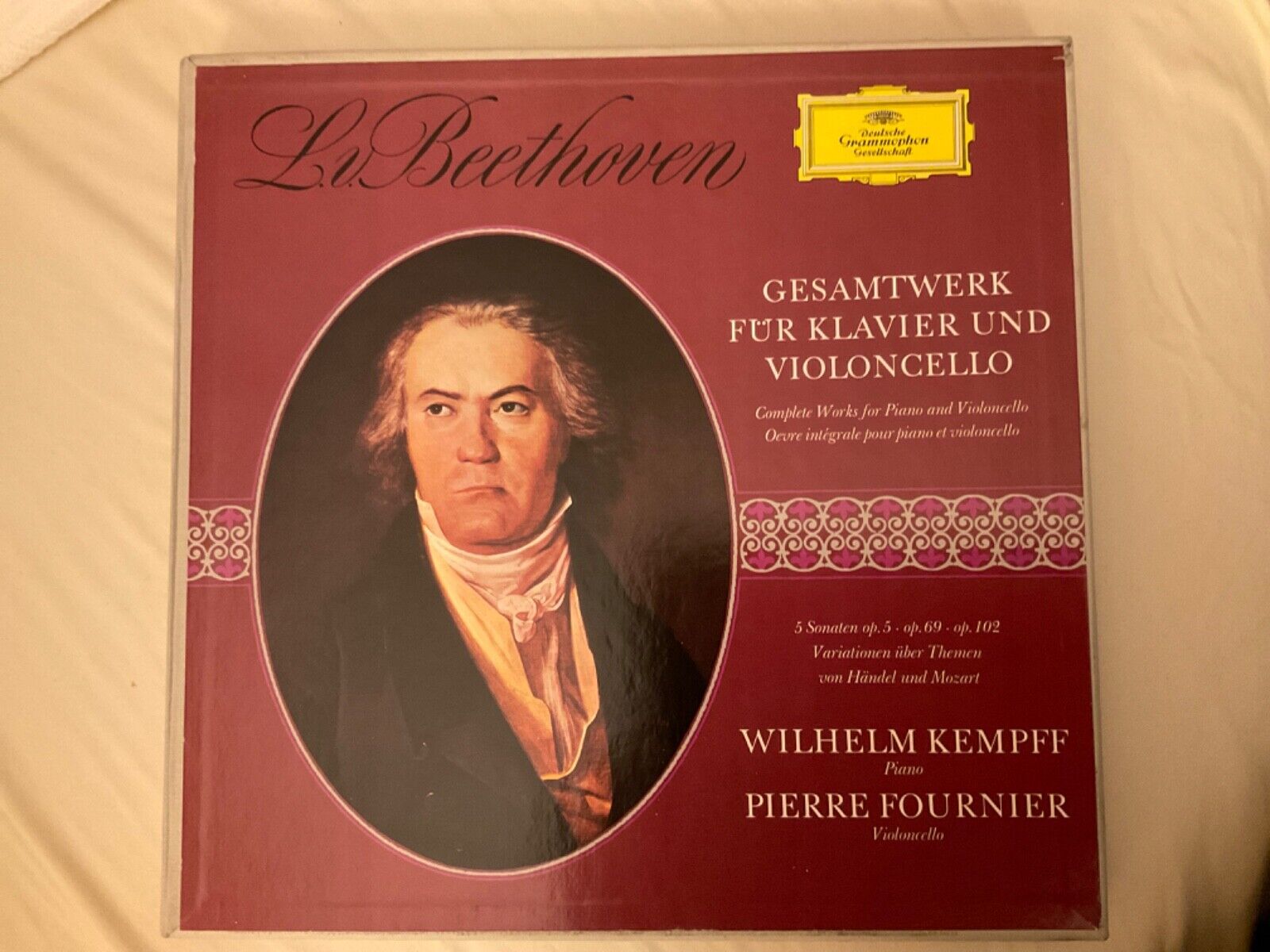 popsike.com - Beethoven - Complete Works For Piano & Cello - Kempff ...