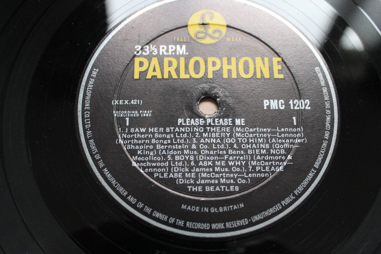 popsike.com - Beatles. Please Please Me. 4th Press Mono UK. Decca press ...