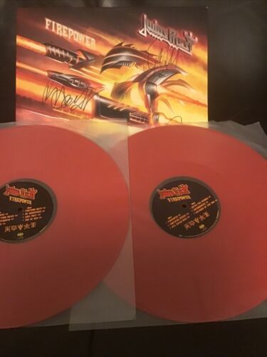 popsike.com - vinyl records- Judas Priest- Firepower- Original 2018 Red ...