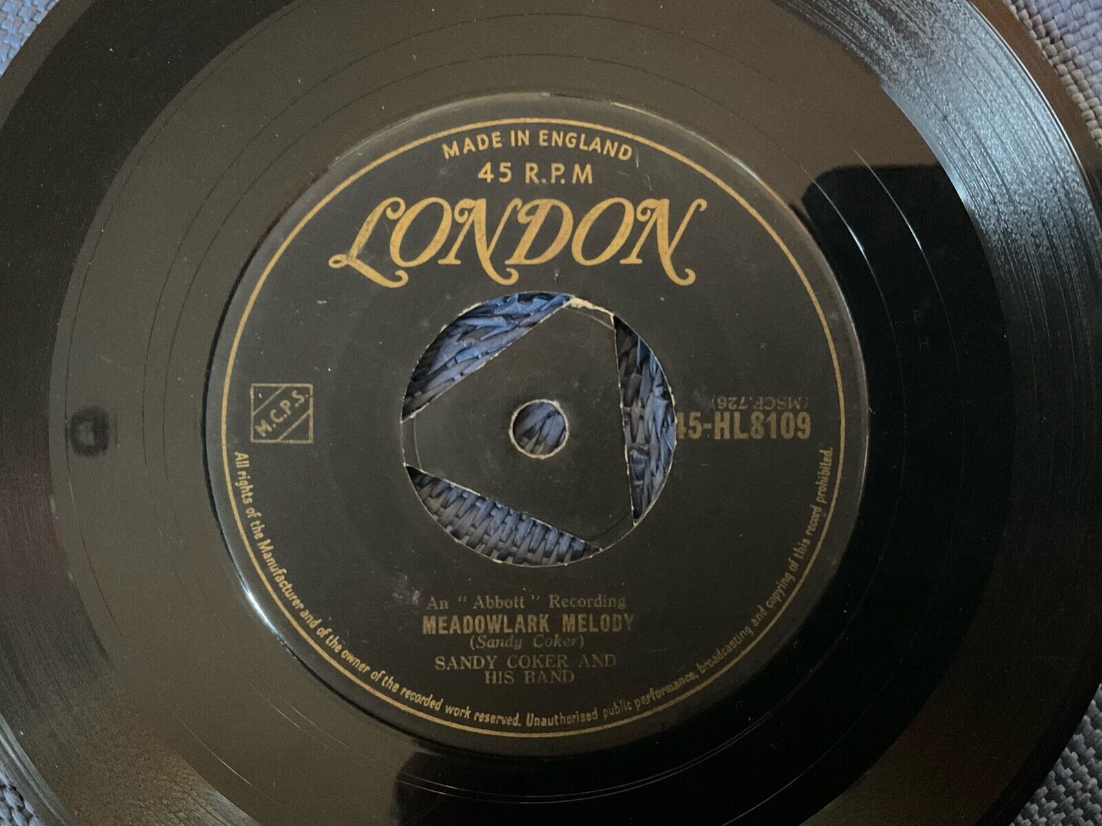 popsike.com - SANDY COKER - MEADOWLARK MELODY rare UK 1954 / ROCK ’N ...