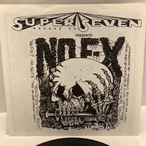 popsike.com - NOFX punk vinyl 7 Inch rare Super Seven mystic Records ...