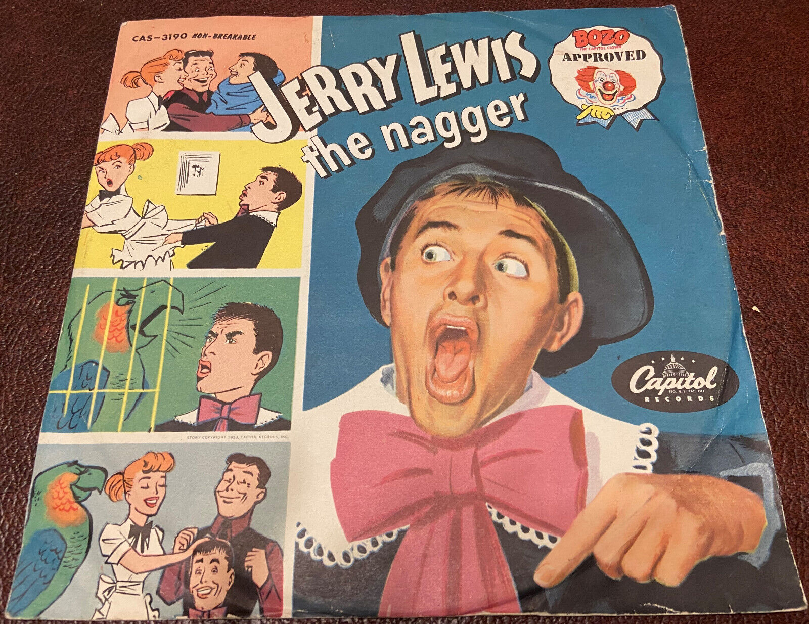 popsike.com - JERRY LEWIS THE NAGGER VERY RARE 78rpm w/PS 1950's VG-EXC ...