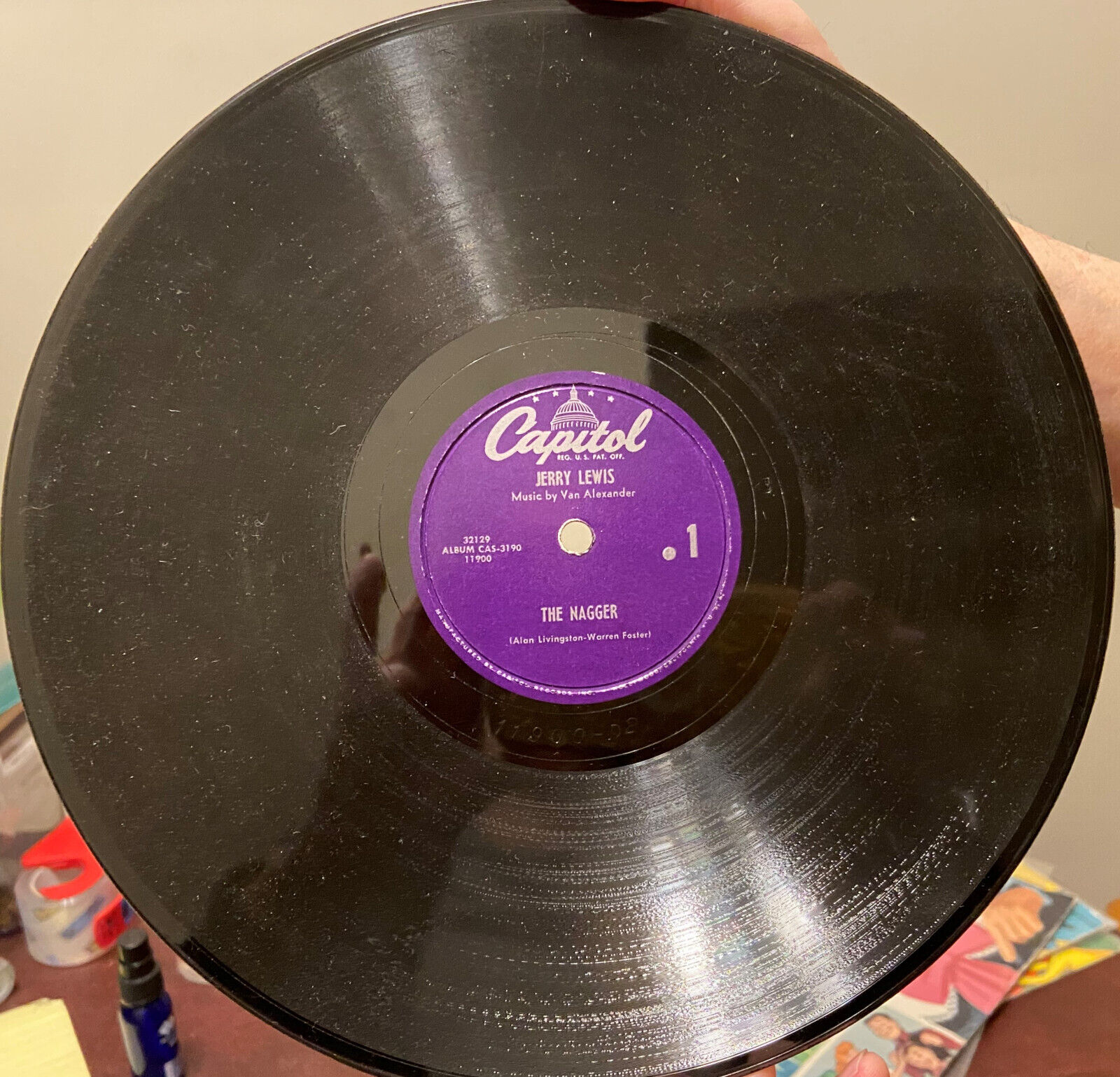 popsike.com - JERRY LEWIS THE NAGGER VERY RARE 78rpm w/PS 1950's VG-EXC ...