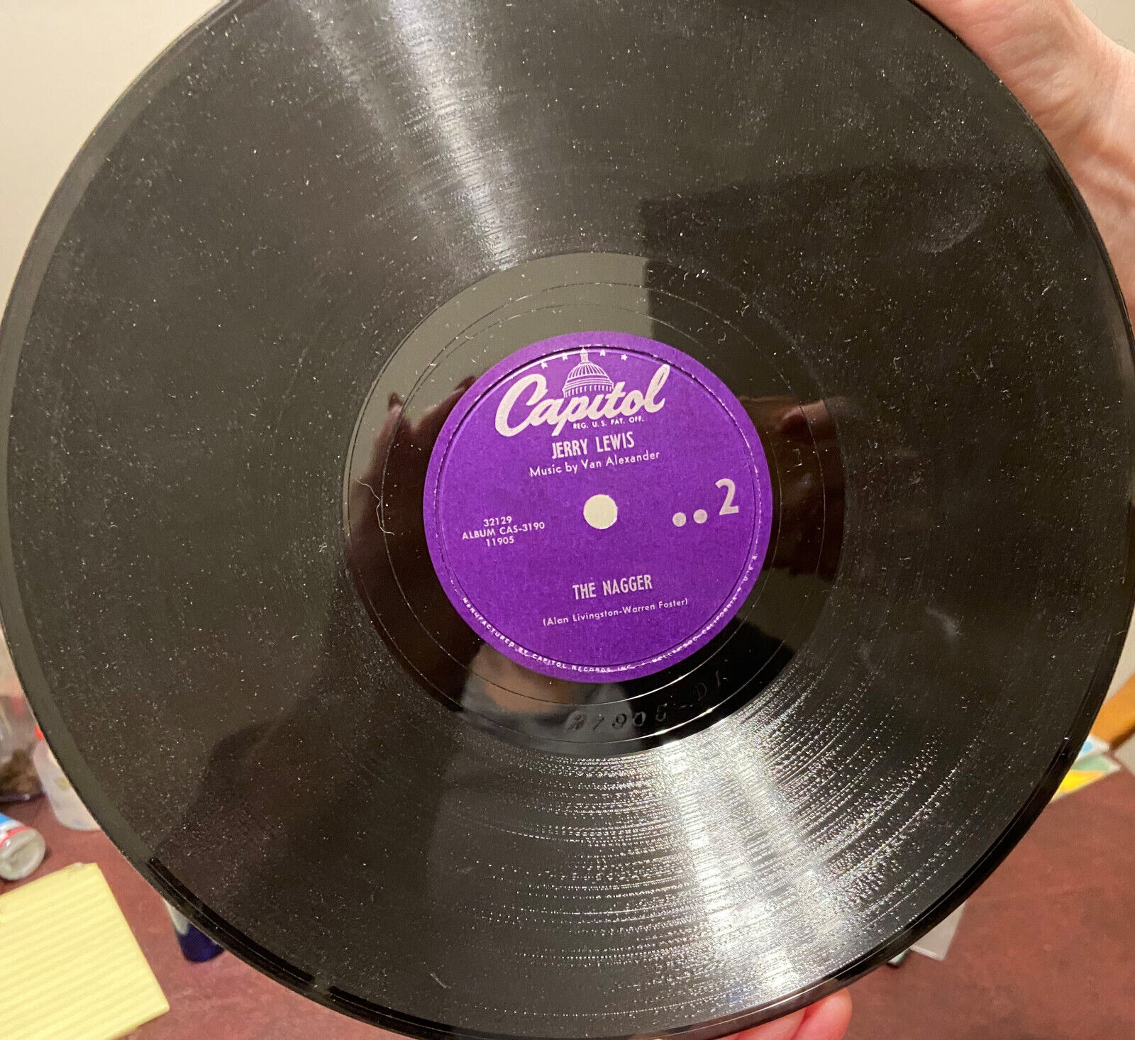popsike.com - JERRY LEWIS THE NAGGER VERY RARE 78rpm w/PS 1950's VG-EXC ...