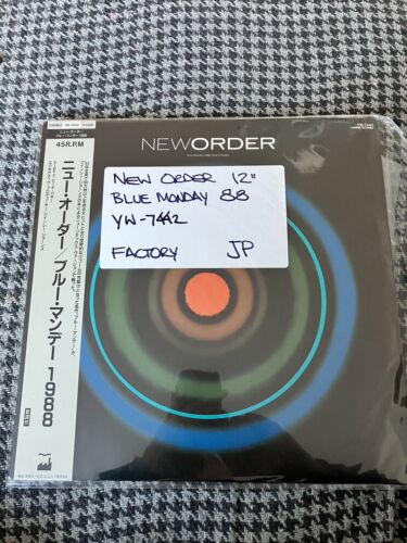 popsike.com - New Order Lblue Monday 88 12” Vinyl Record Japanese With ...