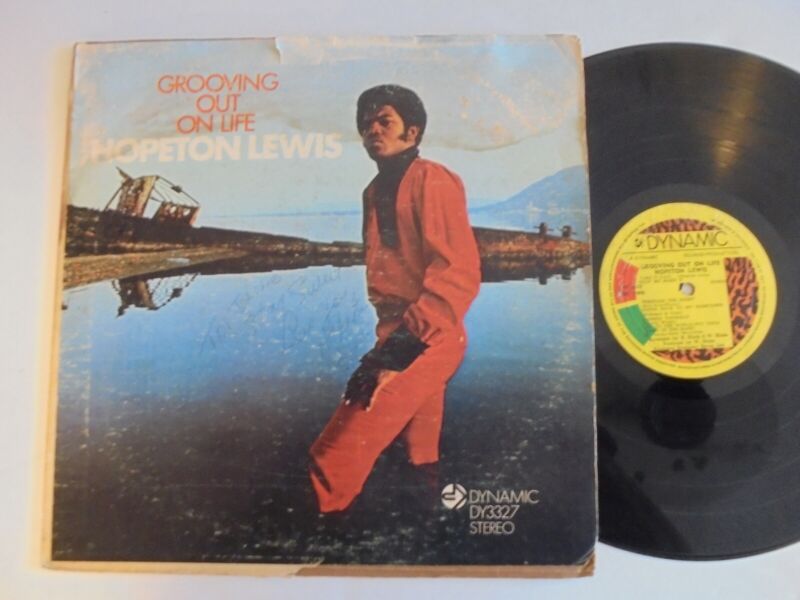 popsike.com - HOPETON LEWIS Grooving Out On Life + Jamaica Funk ...