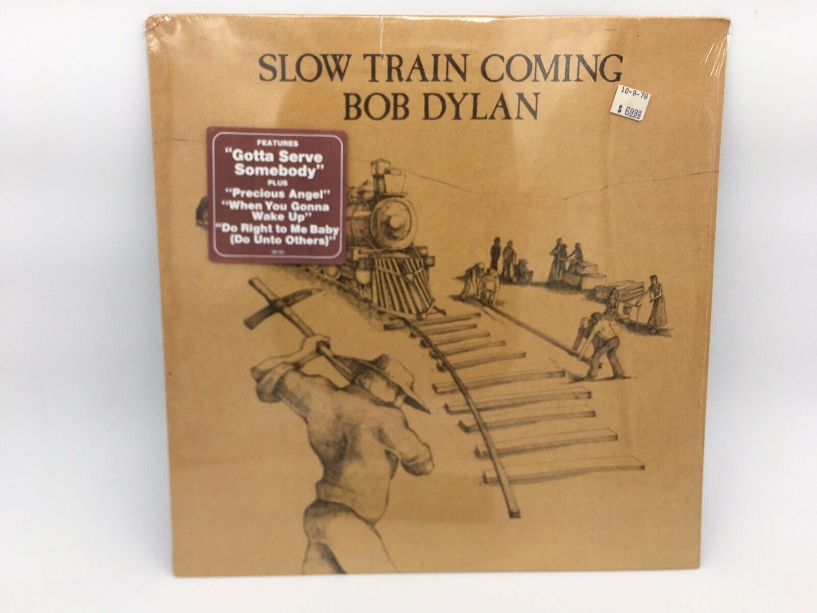 popsike.com - Bob Dylan ‎Slow Train Coming 1979 Mint Sealed Hype 1st ...