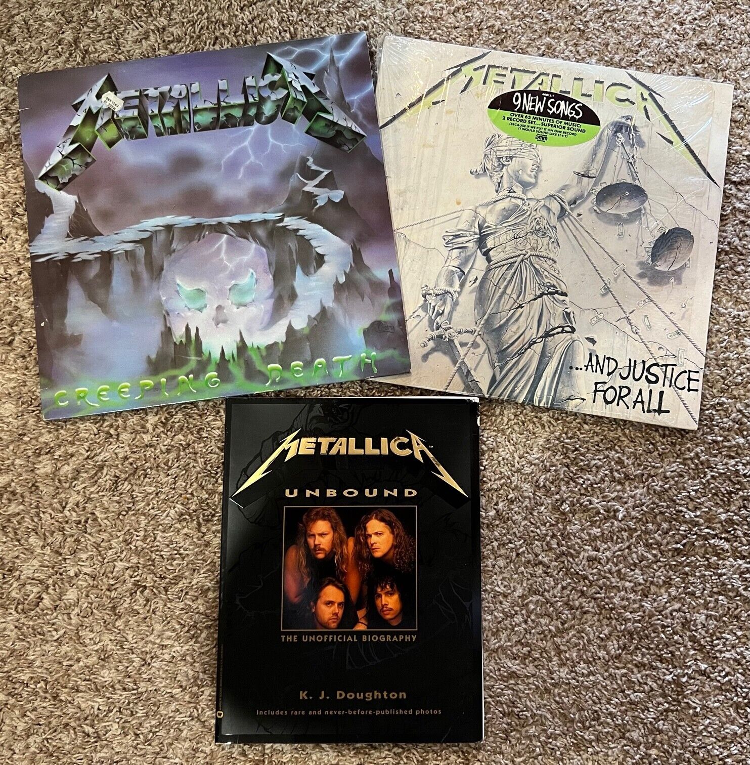 popsike.com - Metallica, bundle, Creeping Death Rare White Vinyl, And ...