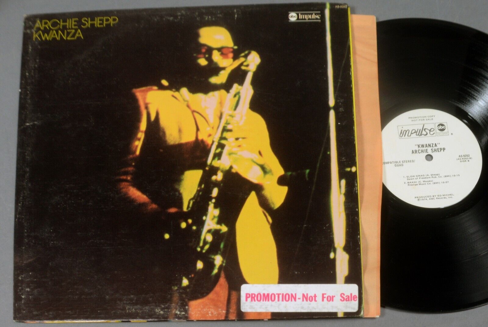 popsike.com - Archie Shepp Vinyl Record Album-Kwanza-Quadraphonic White ...