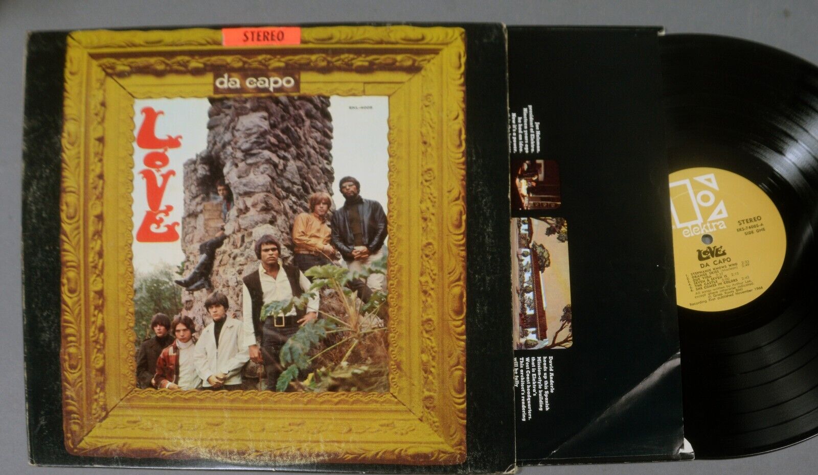 popsike.com - Love Vinyl Record Album-LP-De Capo-Stereo Sticker/Mono ...