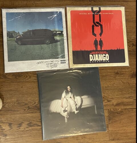 popsike.com - 2010s 3 RECORD LOT: DJANGO UNCHAINED SOUNDTRACK, BILLIE ...