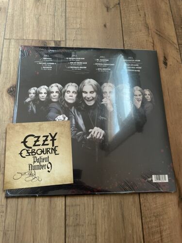 popsike.com - Ozzy Osbourne Patient No. 9 black vinyl ALT COVER with ...