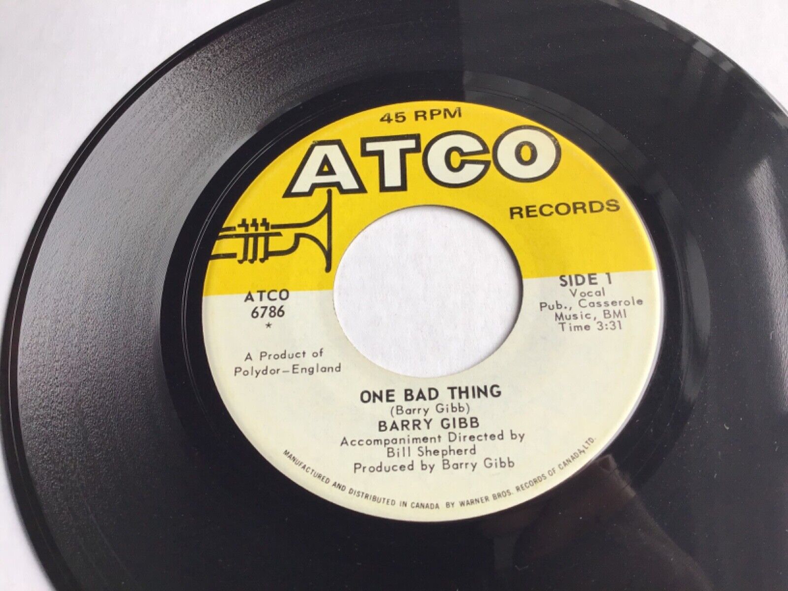 popsike.com - Insanely Rare Bee Gees Canada Rock 45 *Barry Gibb* One ...