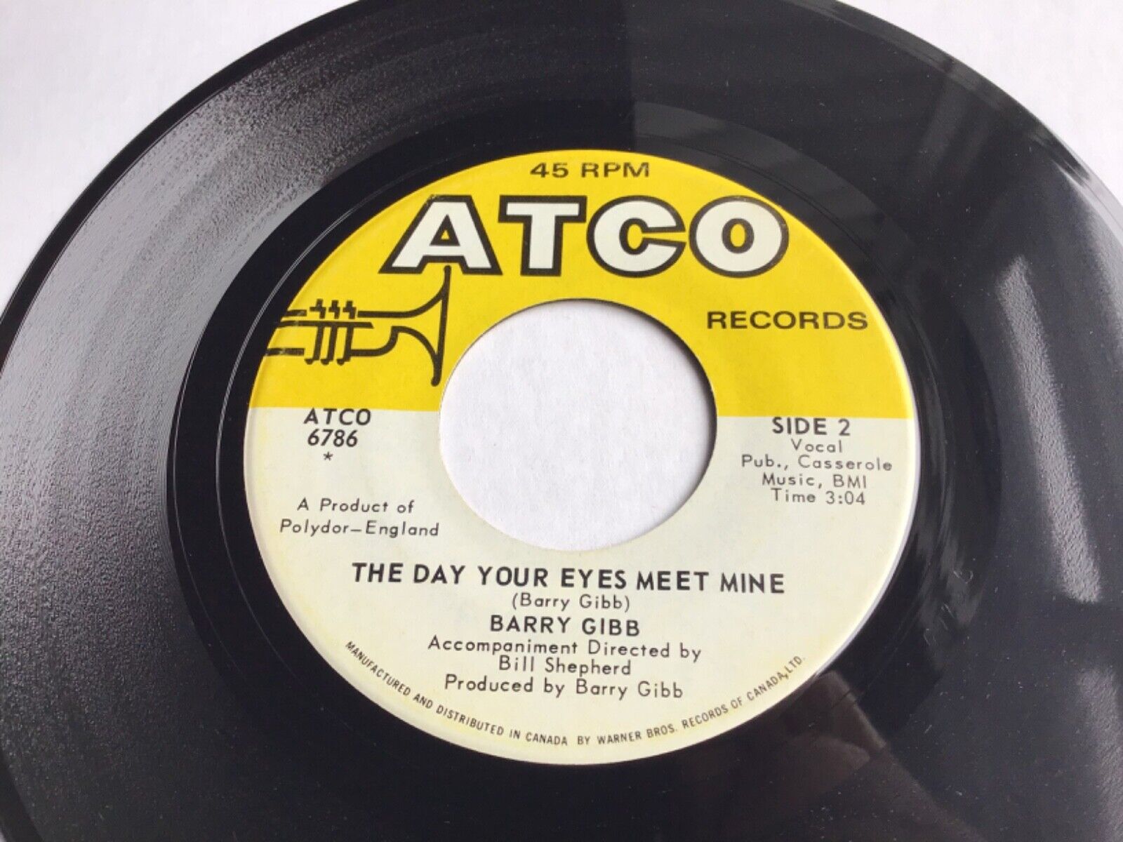 popsike.com - Insanely Rare Bee Gees Canada Rock 45 *Barry Gibb* One ...