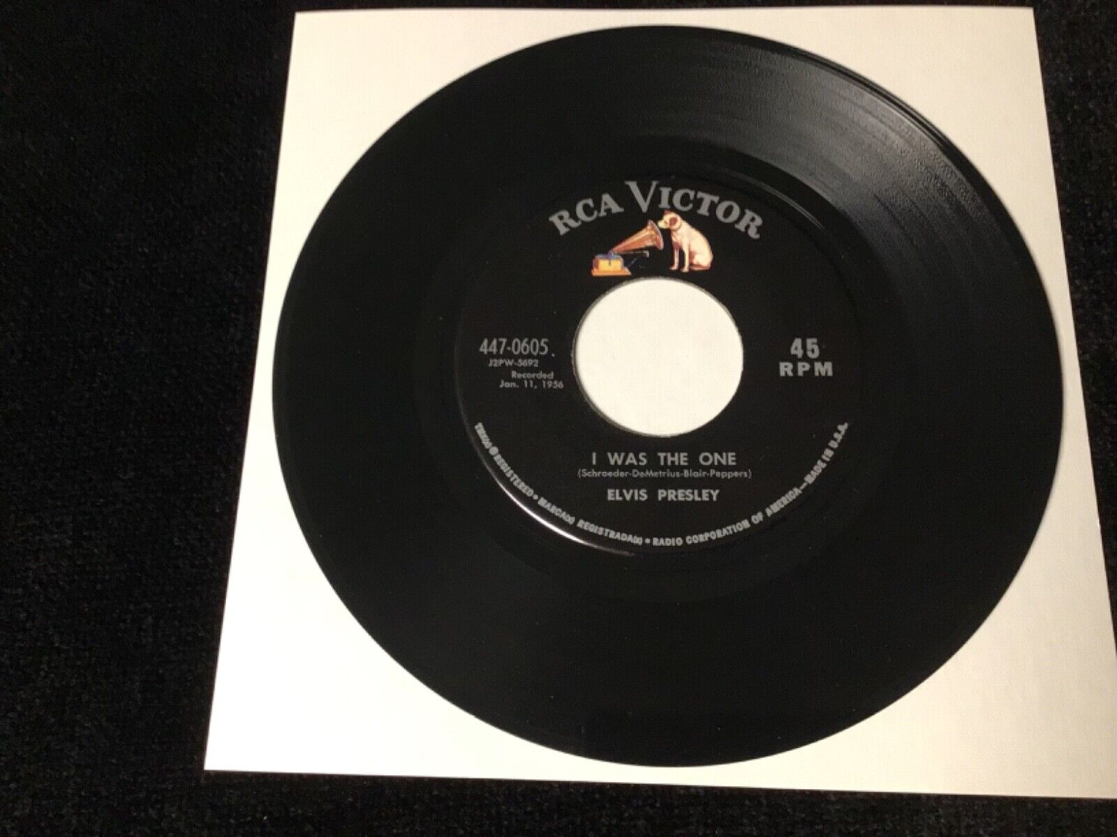 popsike.com - ELVIS PRESLEY 45 447-0605 HEARTBREAK HOTEL RARE GOLD ...