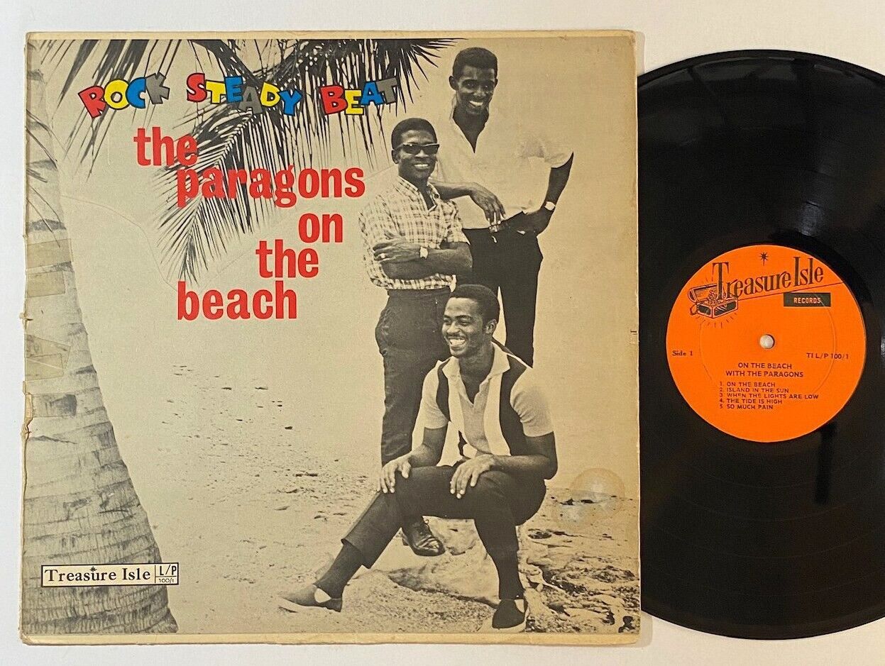 popsike.com - The Paragons "On The Beach" Reggae LP Treasure Isle ...