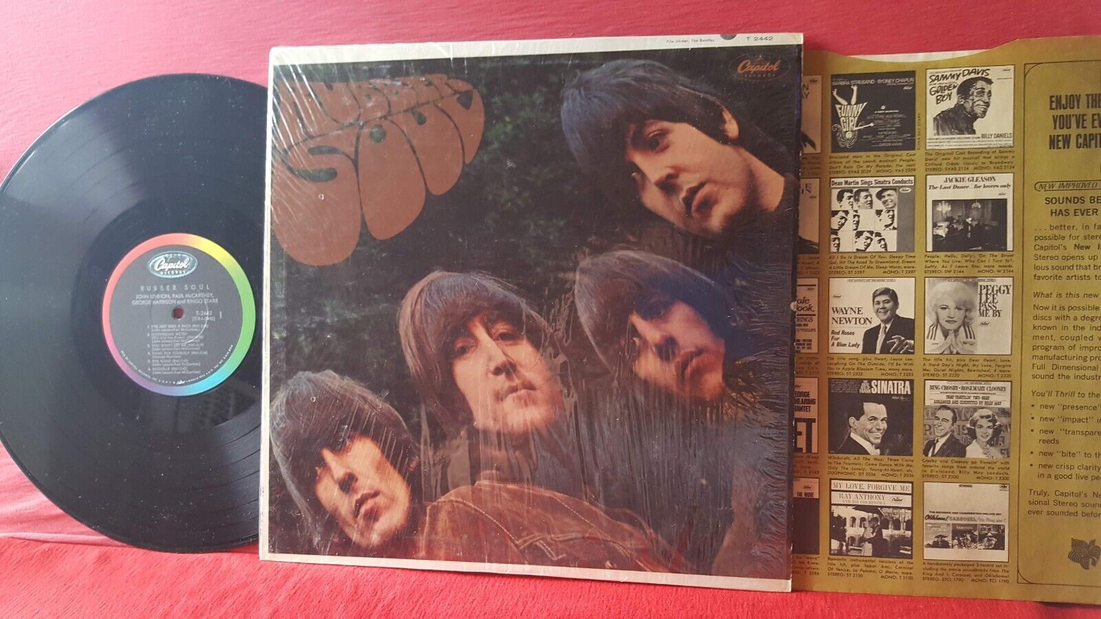 popsike.com - Beatles "Rubber Soul" 1965 "very" 1st press Jacksonville ...