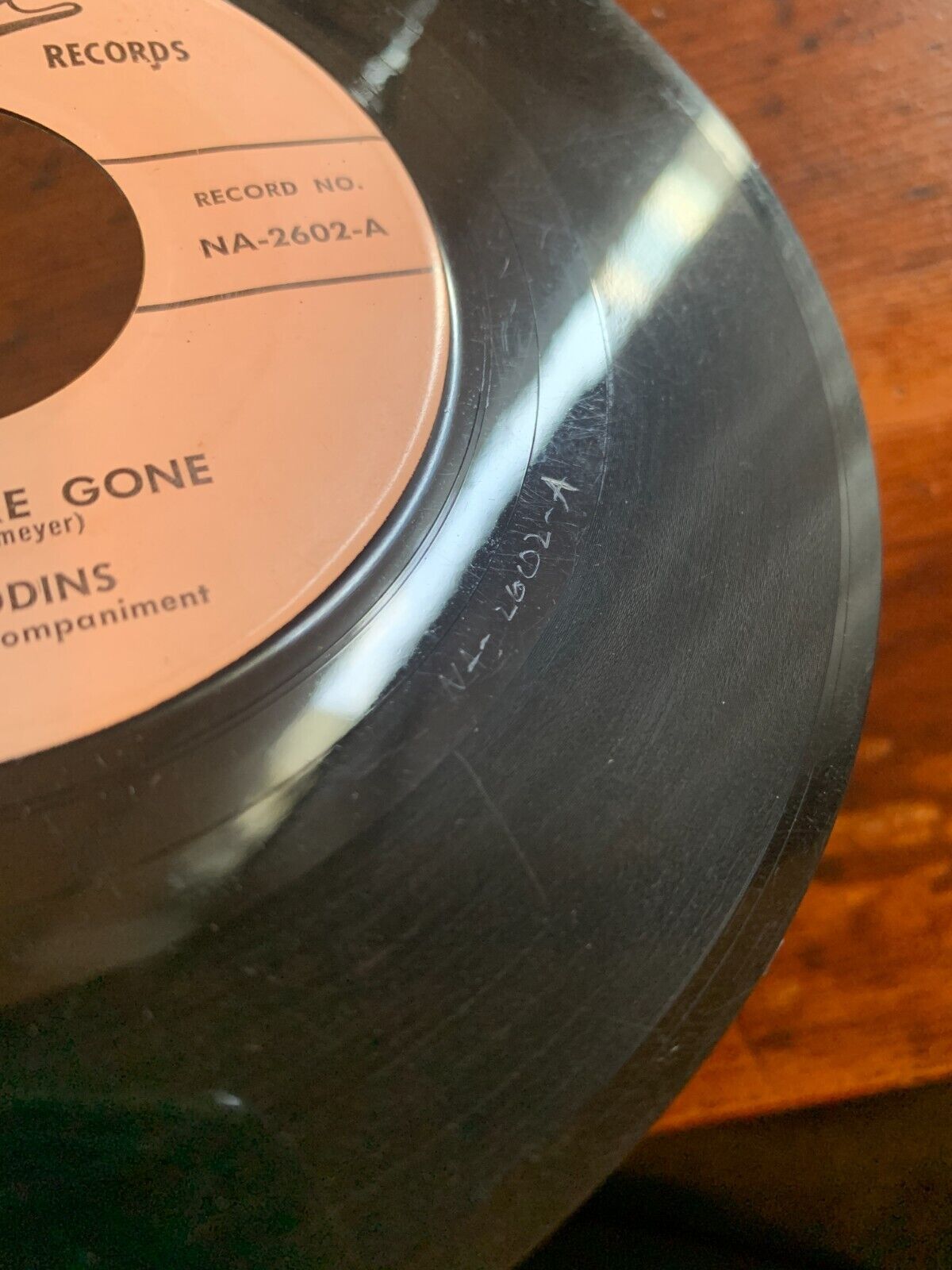 popsike.com - LADDINS - Now You're Gone / Did It - CENTRAL - Doo Wop 45 ...