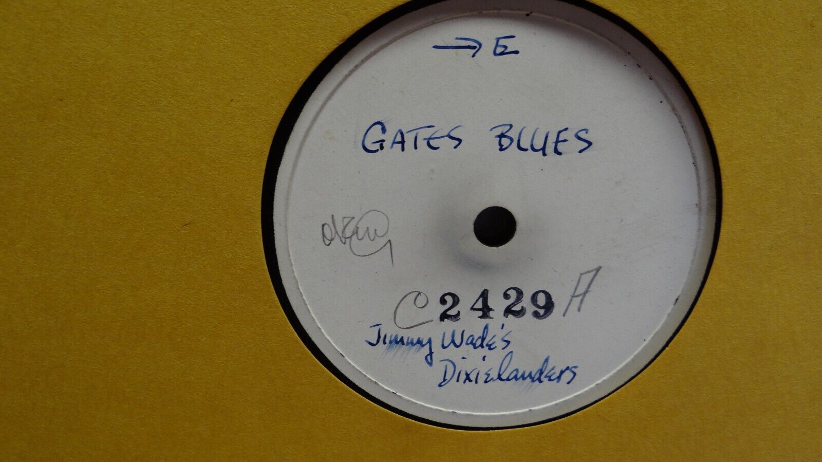 popsike.com - Jimmy Wade's Dixielanders "Gates Blues" Test of Vocalion ...