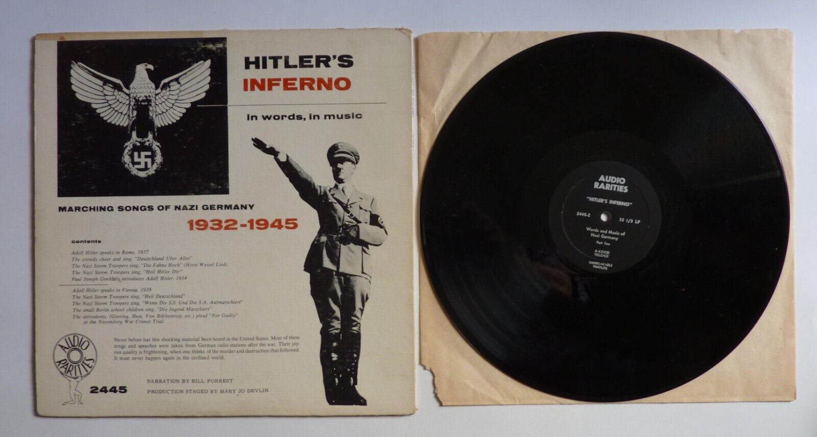 popsike.com - Hitler's Inferno In Words In Music 1932-1945 Marching ...