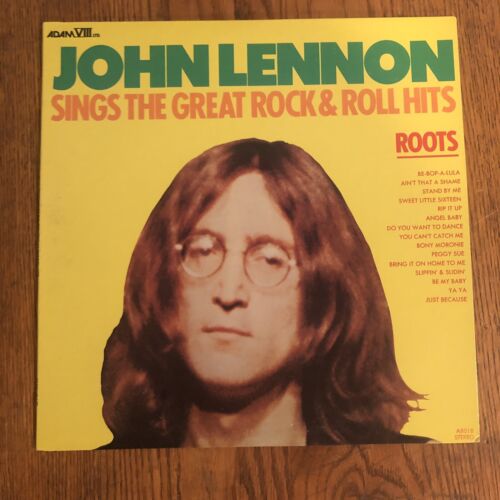 popsike.com - JOHN LENNON - ROOTS, ADAMS VIII 8018, 12" STEREO ALBUM ...