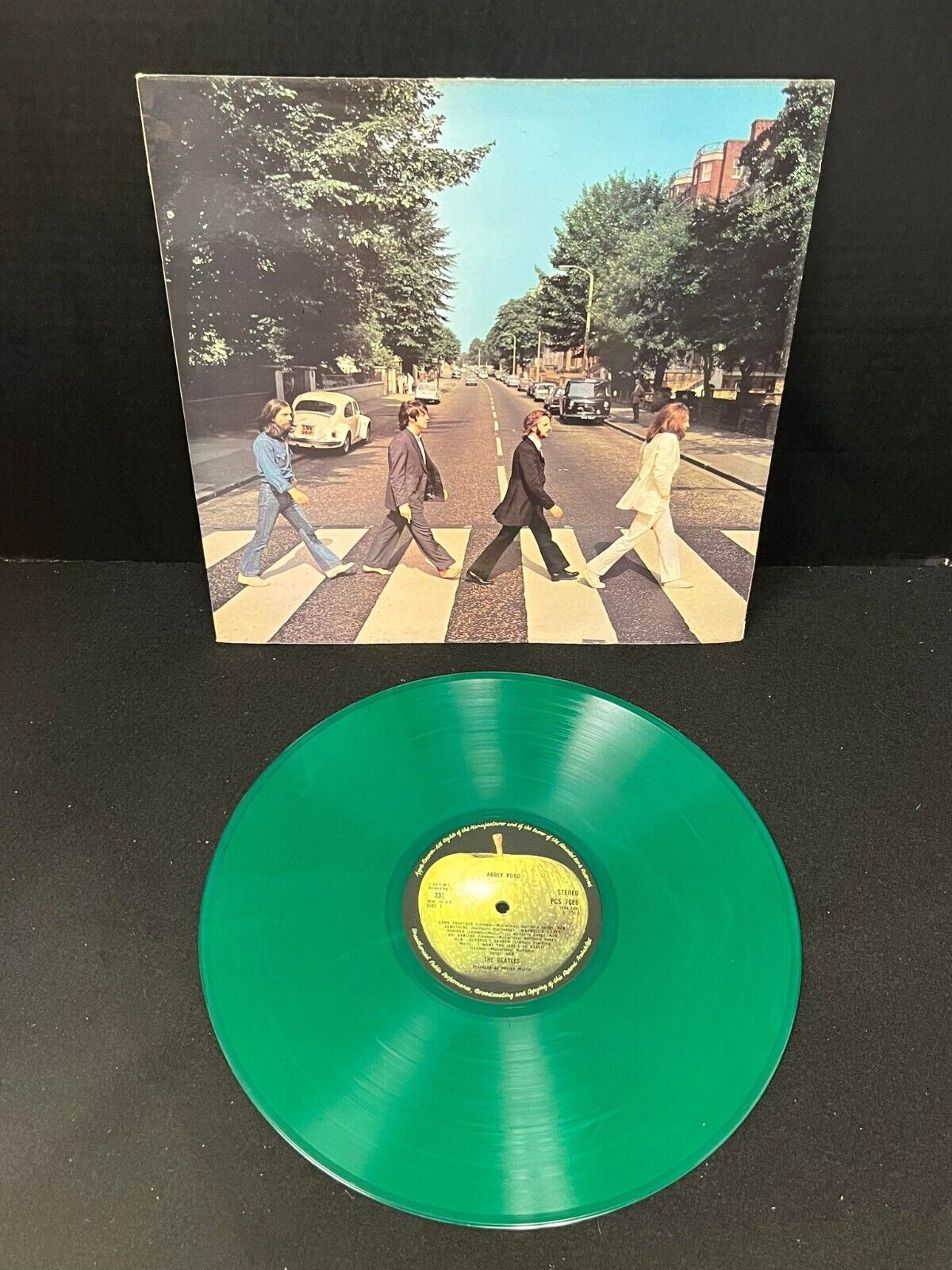 popsike.com - THE BEATLES ABBEY ROAD GREEN VINYL PCS 7088 - auction details