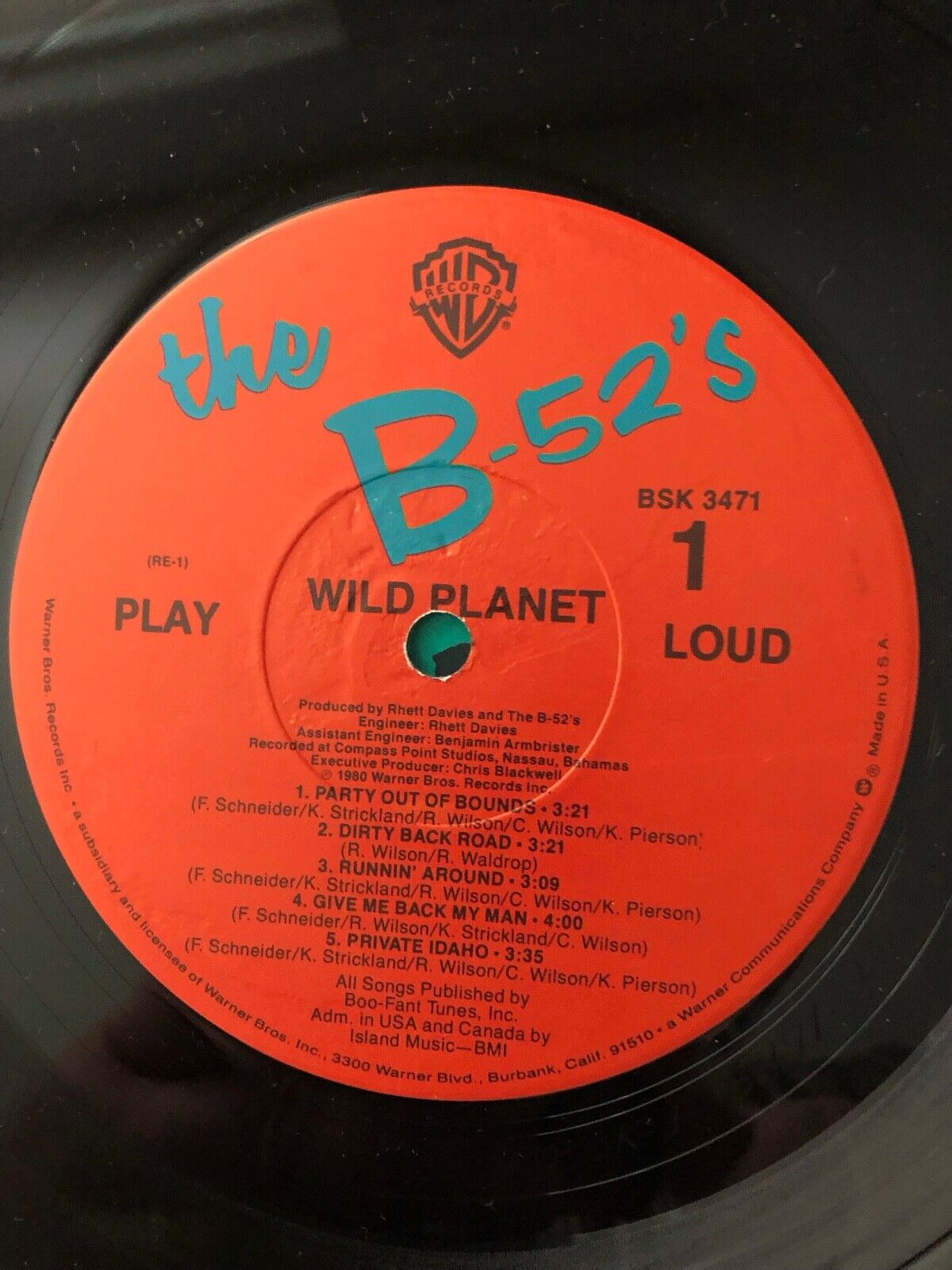popsike.com - The B-52's Wild Planet LP 1980 1st Pressing Play Loud ...