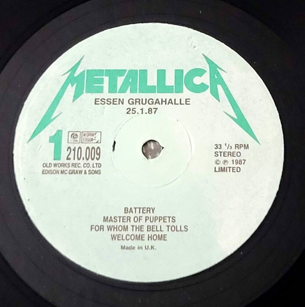 popsike.com - METALLICA - For Metallians Only, Rare Unofficial Gray ...