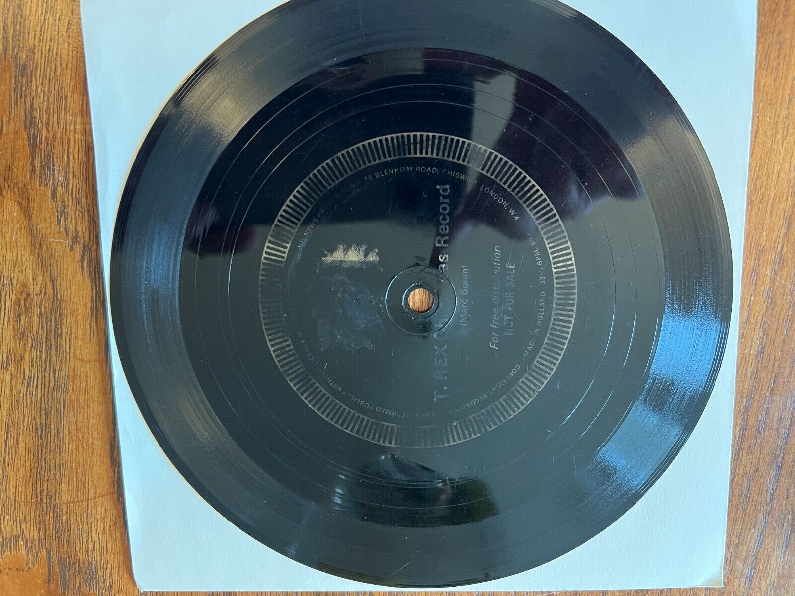 popsike.com - T Rex Christmas Record Marc Bolan Acetate Fan Club Only ...