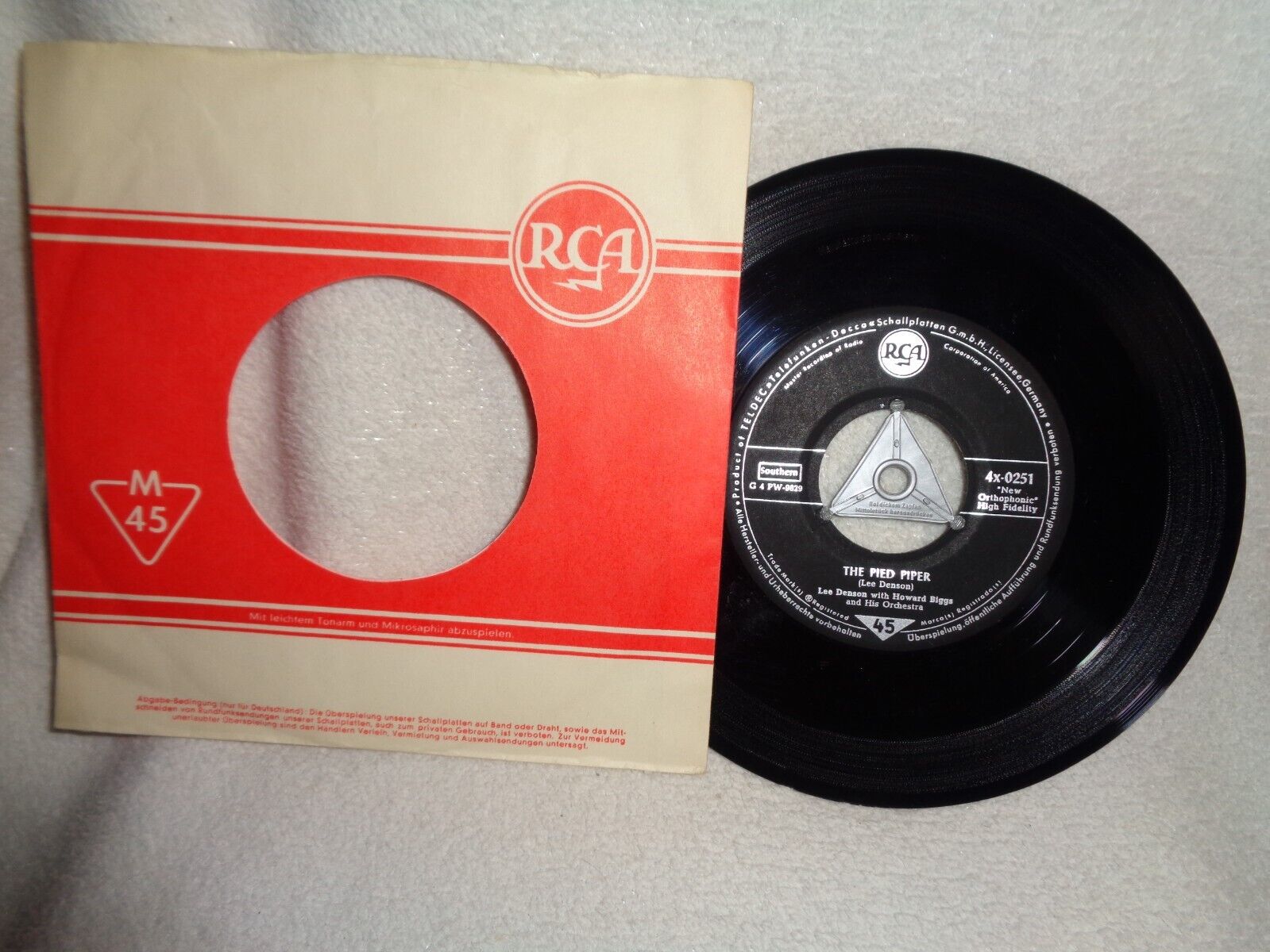 popsike.com - 7" Lee Denson – The Pied Piper / Heart Of A Fool ...