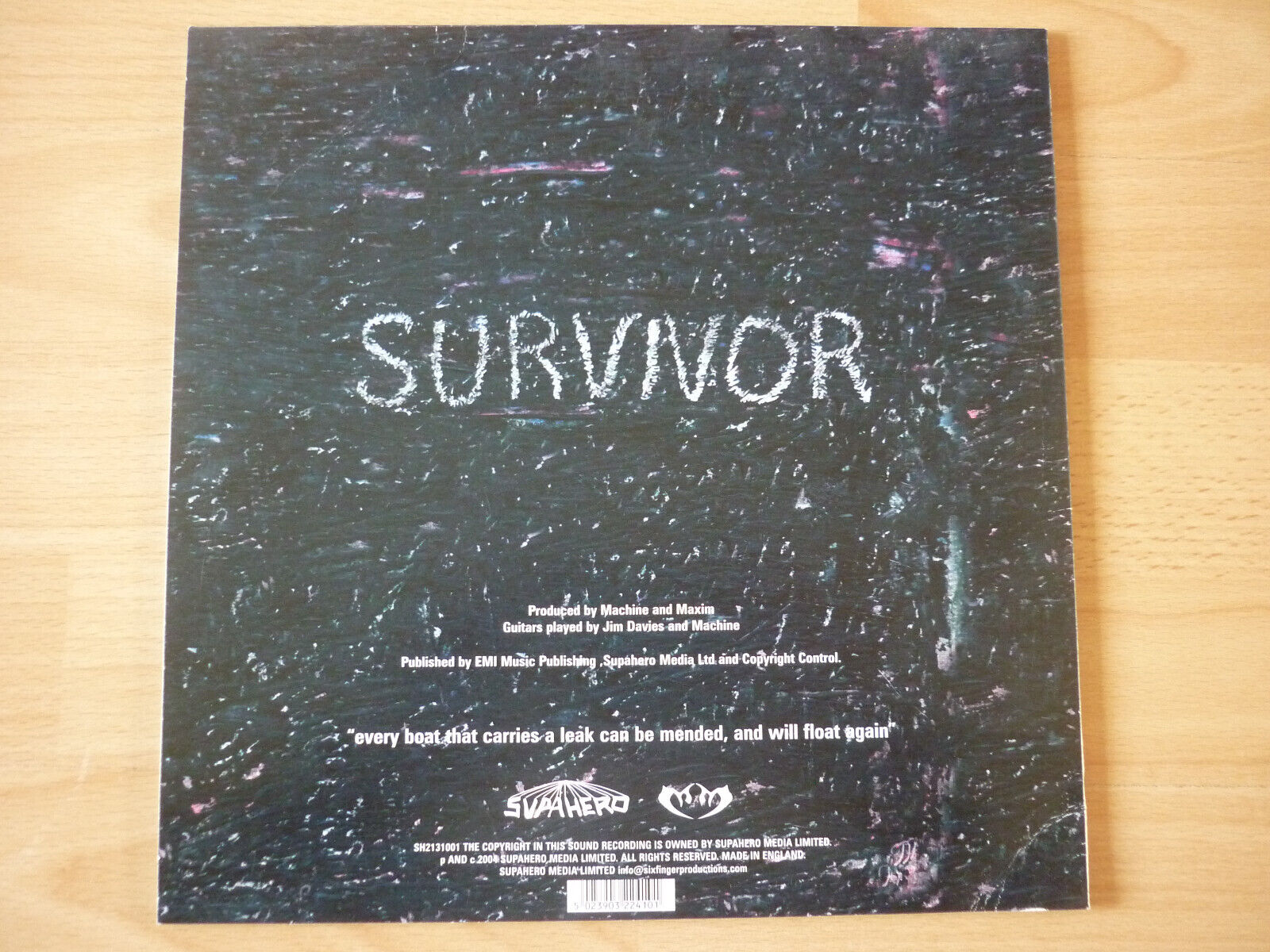 popsike.com - Maxim (The Prodigy) Survivor Signed Limited Edition 1 of ...