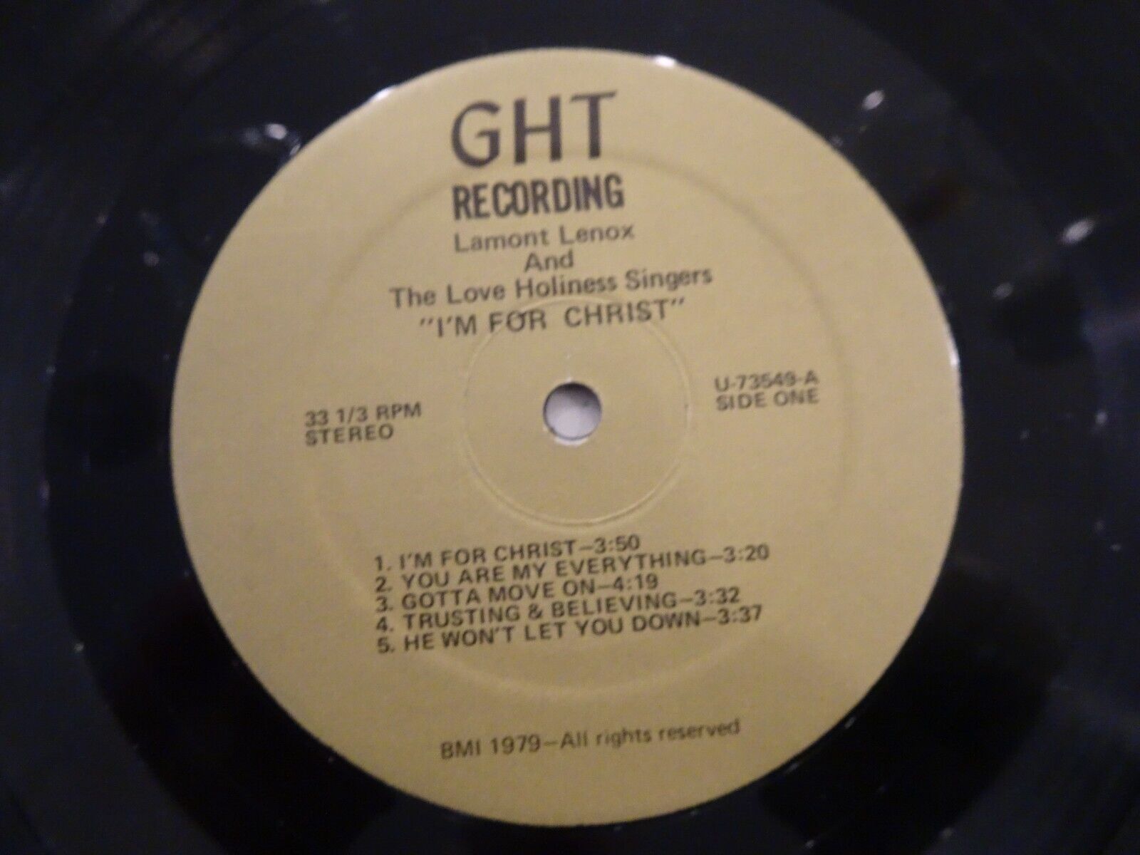 popsike.com - LAMONT LENOX LOVE HOLINESS SINGERS I'M FOR CHRIST LP 1979 ...