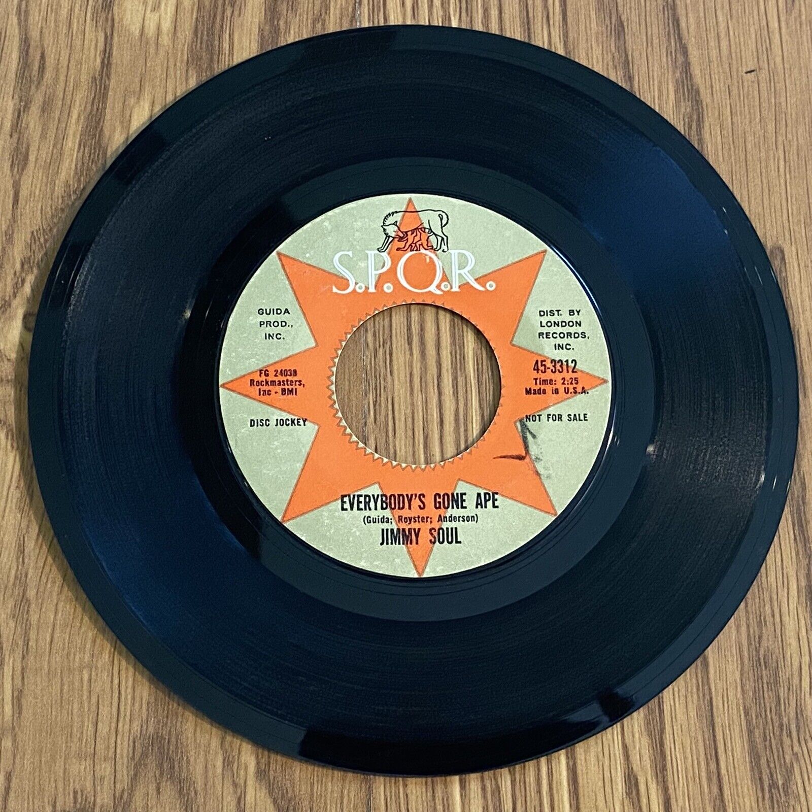 popsike.com - HEAR RARE VG+ R&B 45 Jimmy Soul Everybody’s Gone Ape Go ...