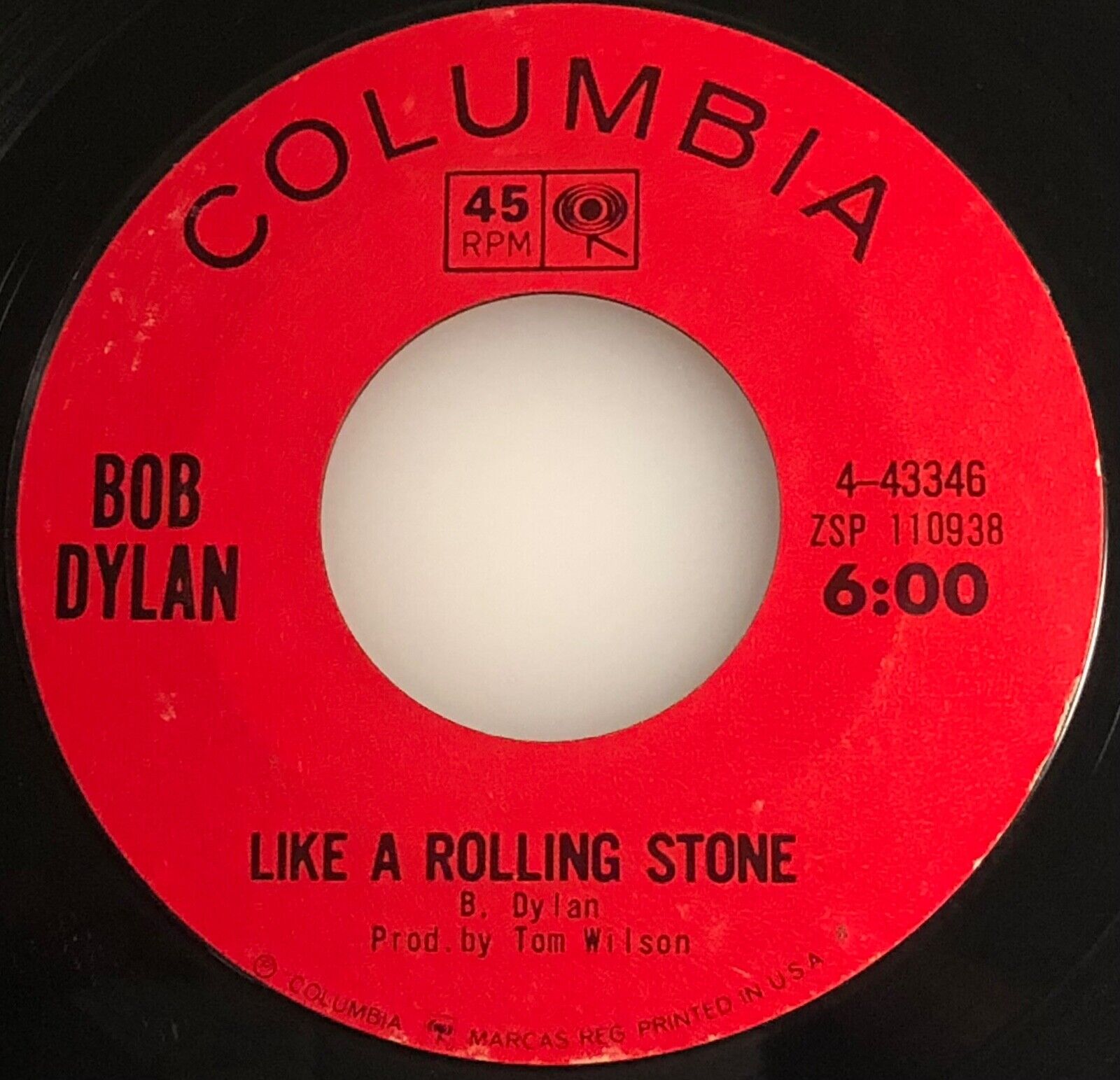popsike.com - Bob Dylan / Like a Rolling Stone & Gates of Eden / 1965 ...