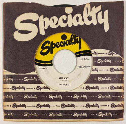popsike.com - Specialty 543 The Dukes - Ooh Bop She Bop / Oh Kay 7 ...