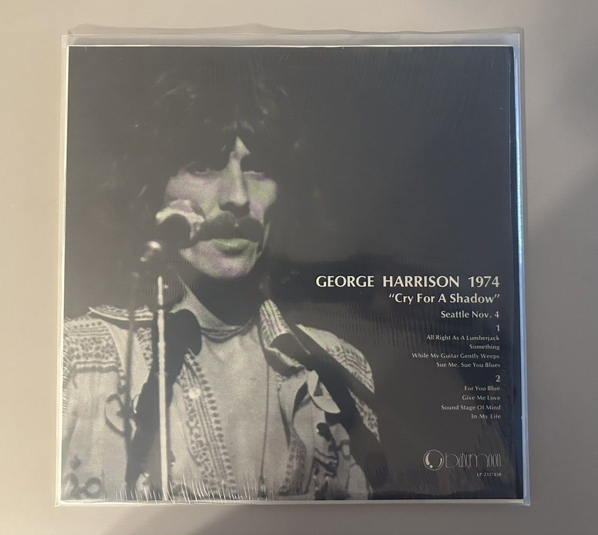 popsike.com - George Harrison “Cry For A Shadow" 1974 Seattle TMOQ ...
