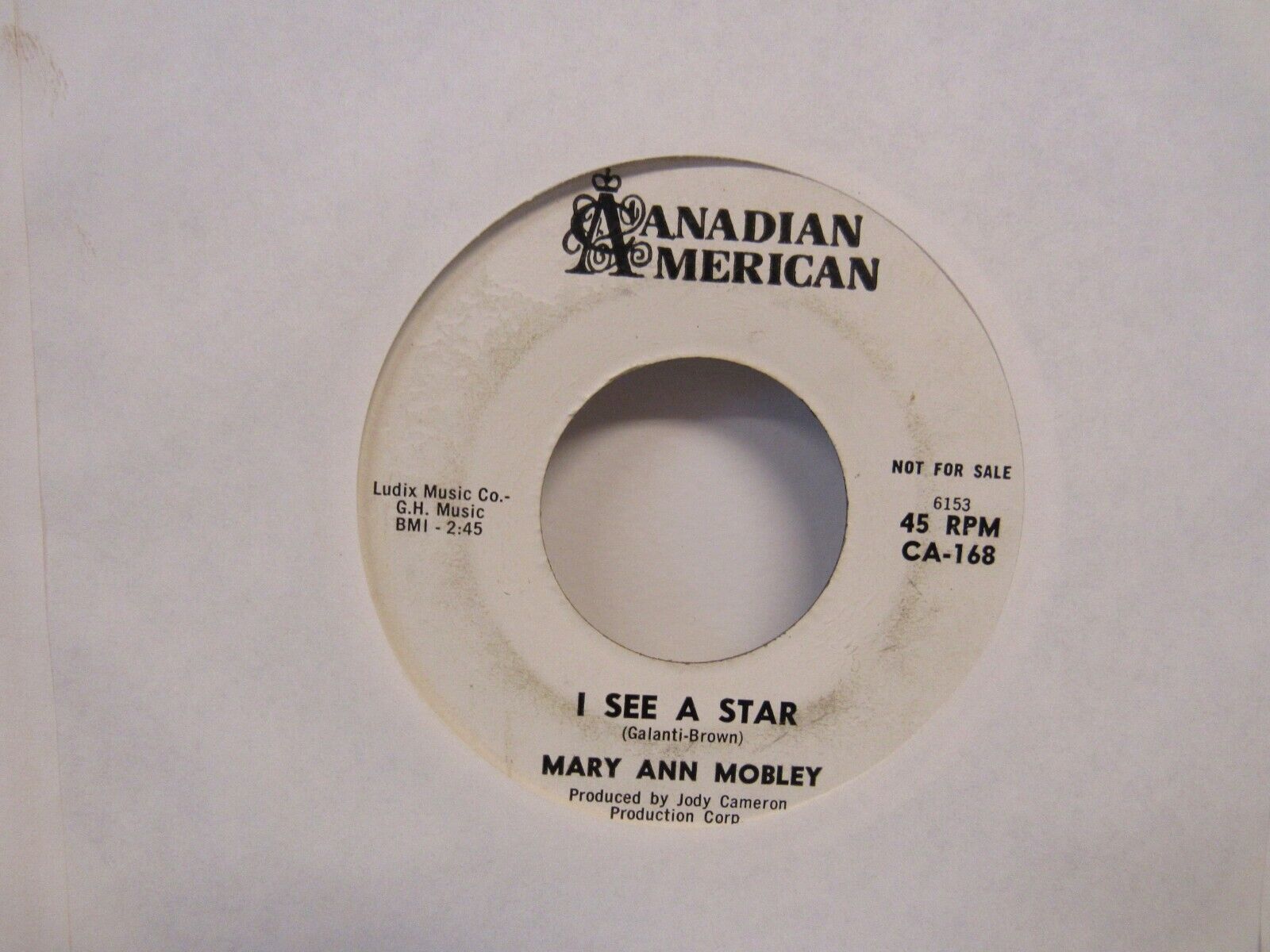 popsike.com - Rare Mary Ann Mobley The Only Boy For Me/I See A Star ...