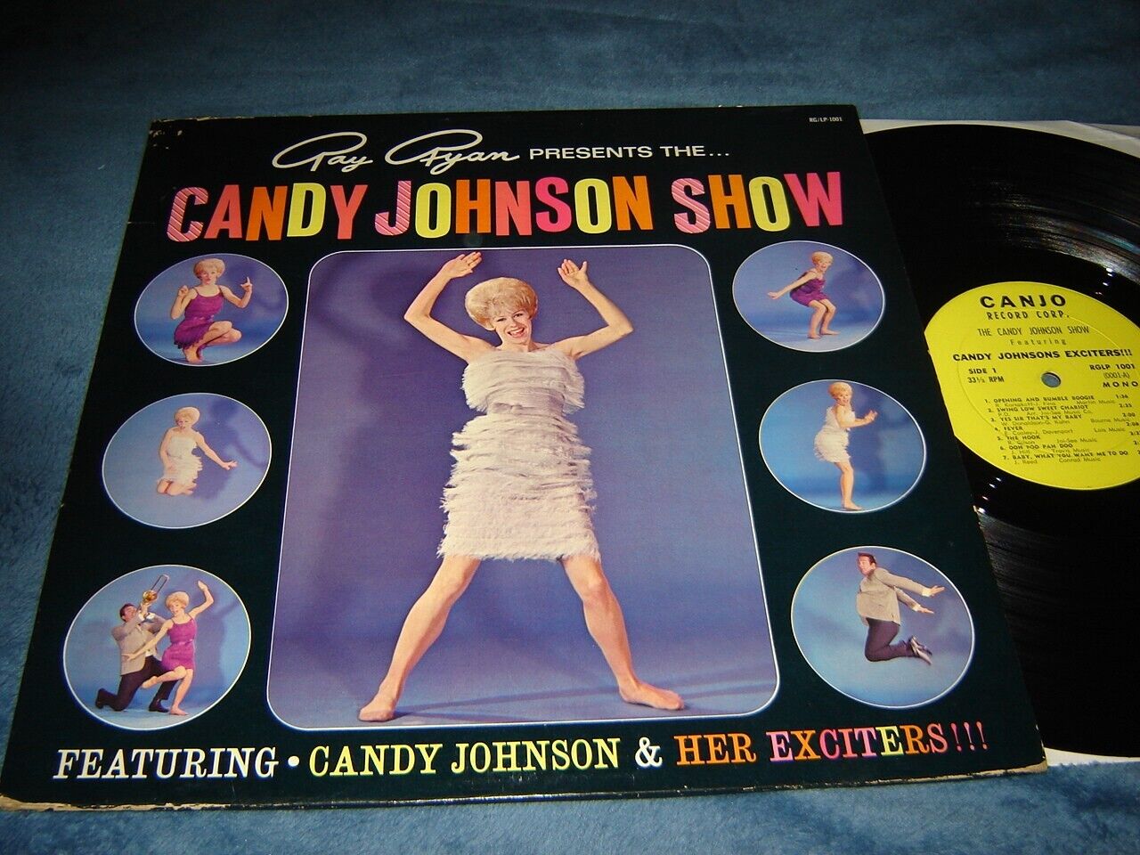popsike.com - Candy Johnson Show featuring The Exciters LP Canjo rare ...