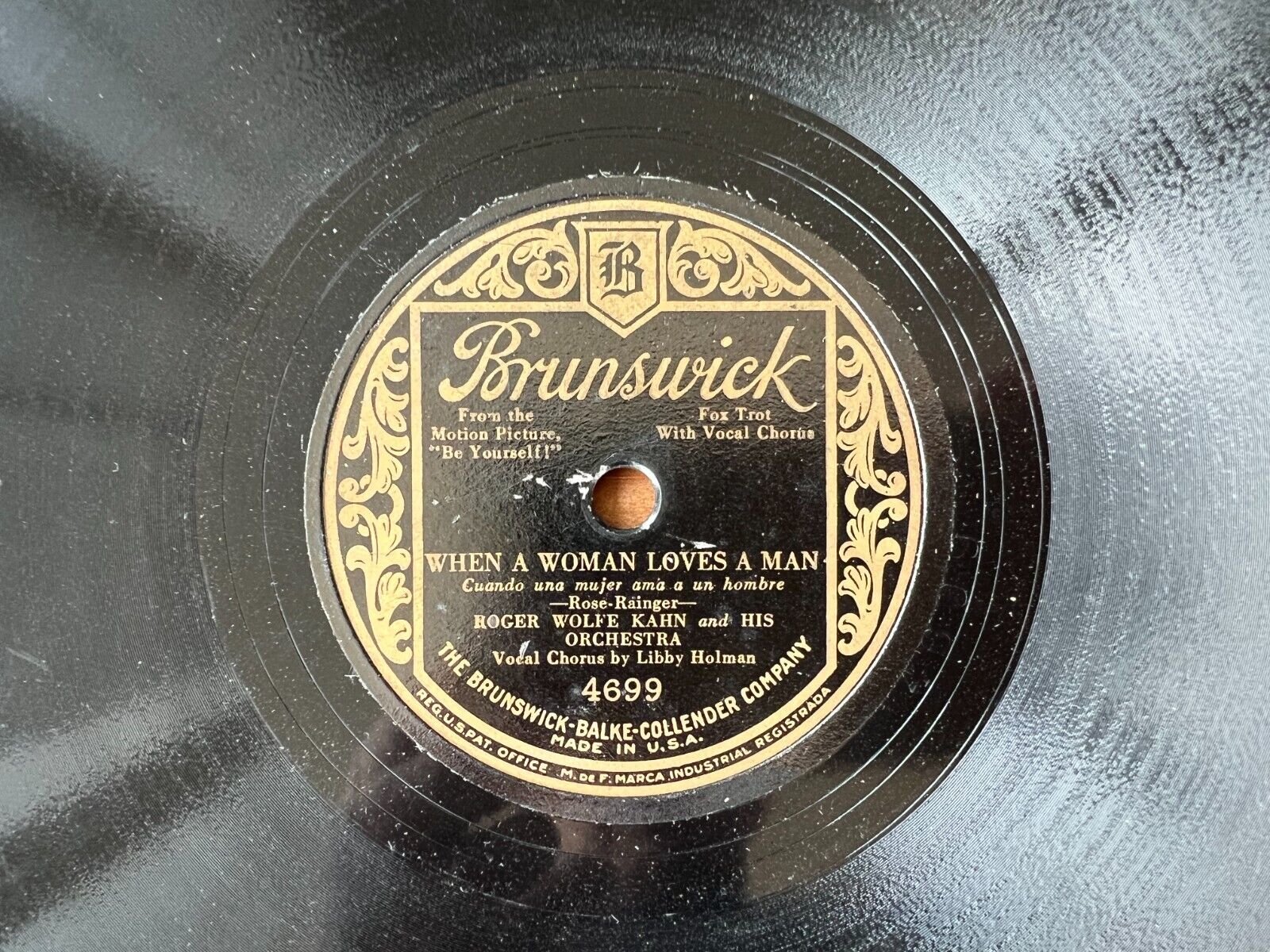 popsike.com - 78 rpm - Roger Wolfe Kahn Libby Holman When A Woman Loves ...