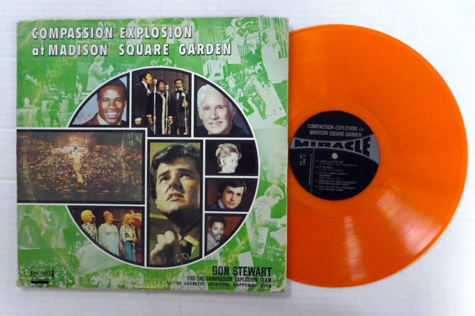 popsike.com - DON STEWART Compassion Explosion at Madison Square Garden ...