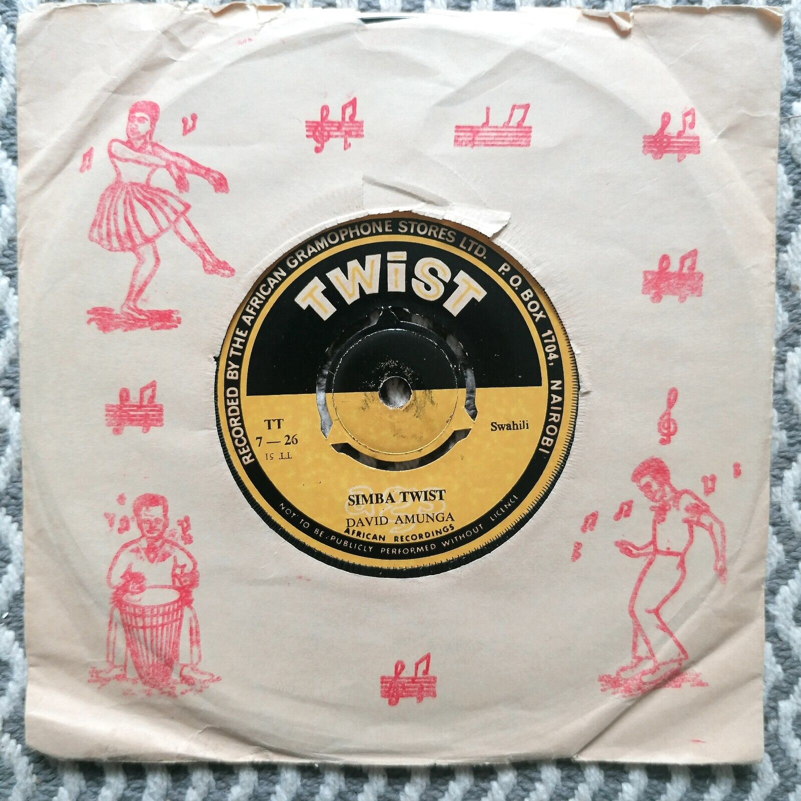 popsike.com - David Amunga - Simba Twist - KENYA 1960s Twist Swahili EX ...