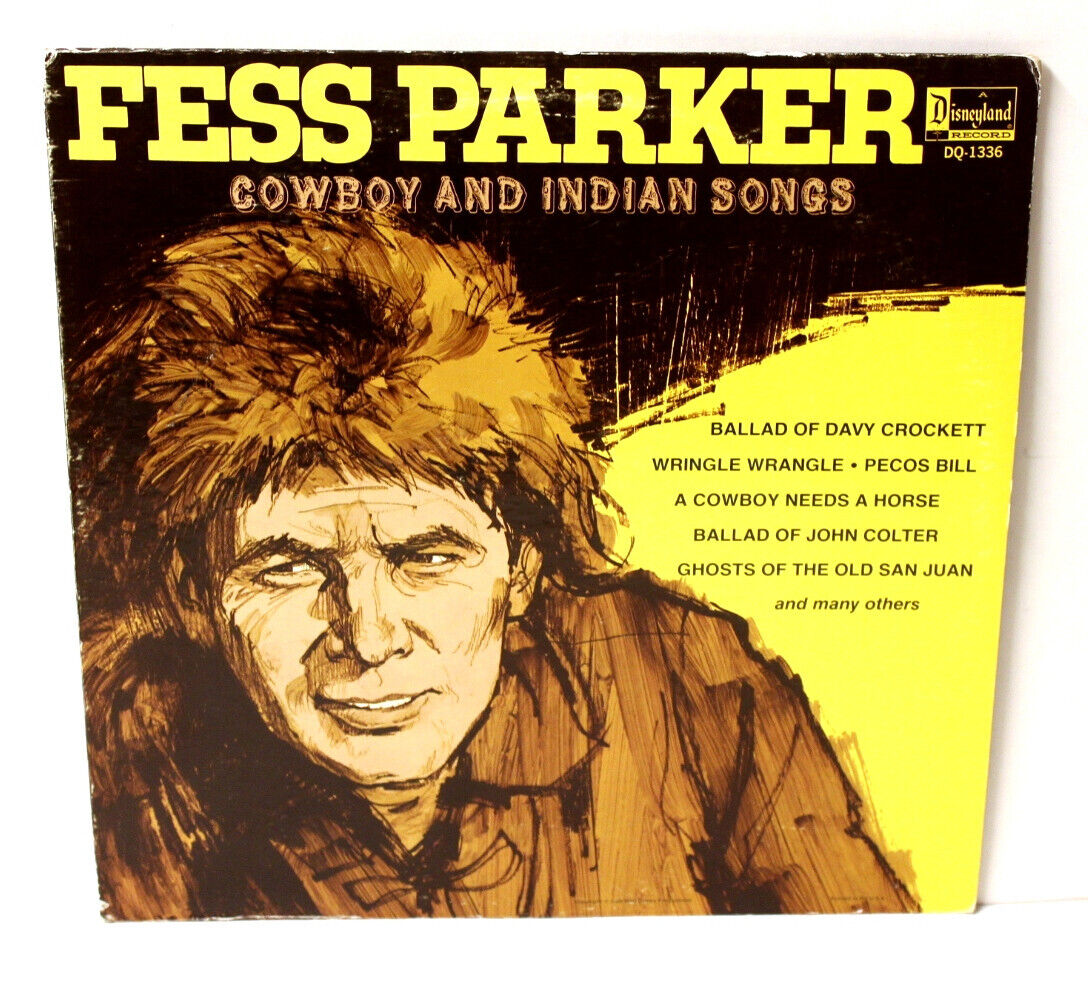 popsike.com - Disneyland Fess Parker Cowboy And Indian Songs Vinyl ...