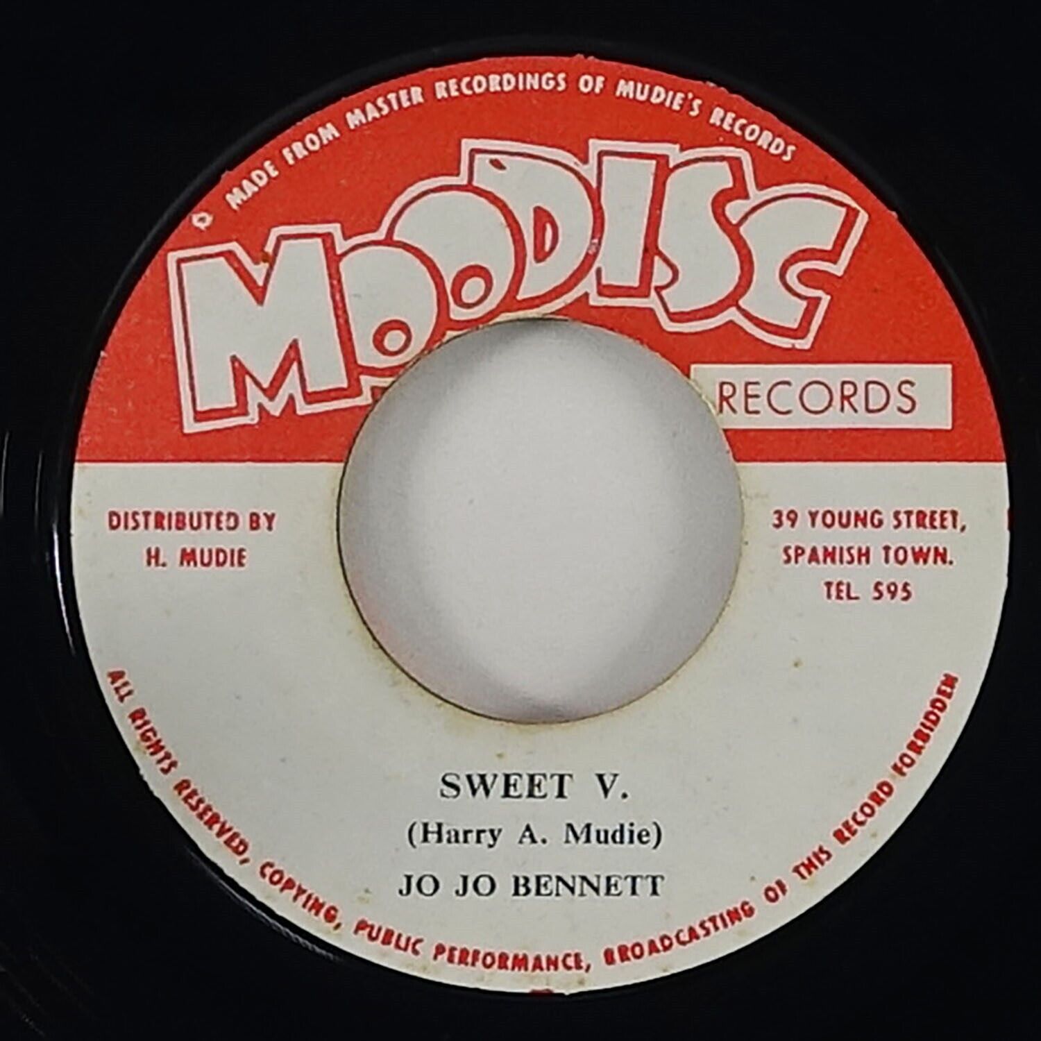 popsike.com - Jo Jo Bennett "Leaving Rome" Reggae 45 Moodisc HEAR ...