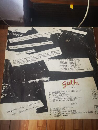 popsike.com - Patricio Rey Y Sus Redonditos De Ricota Gulp - auction ...