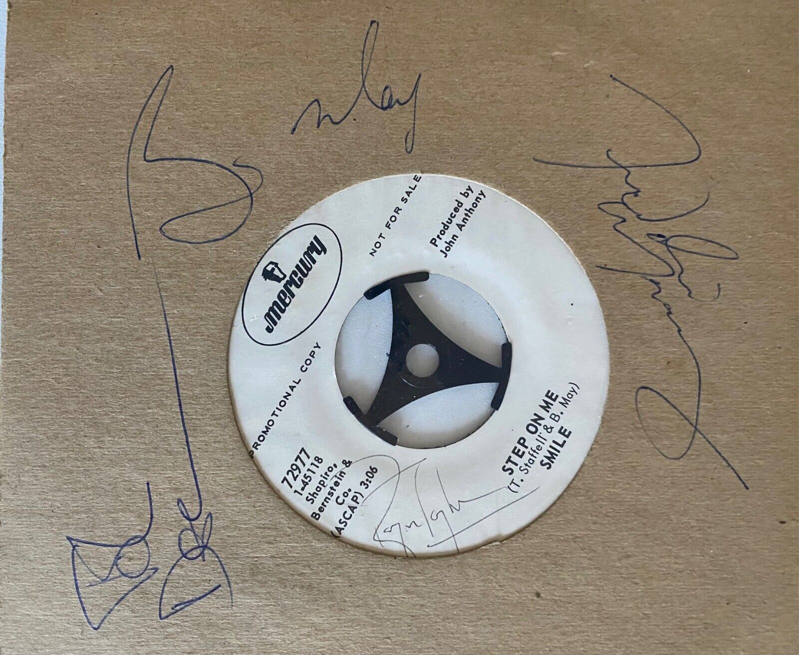 popsike.com - Queen/Smile Rare 7' Vinyl Record Smile Earth b/w Step On ...