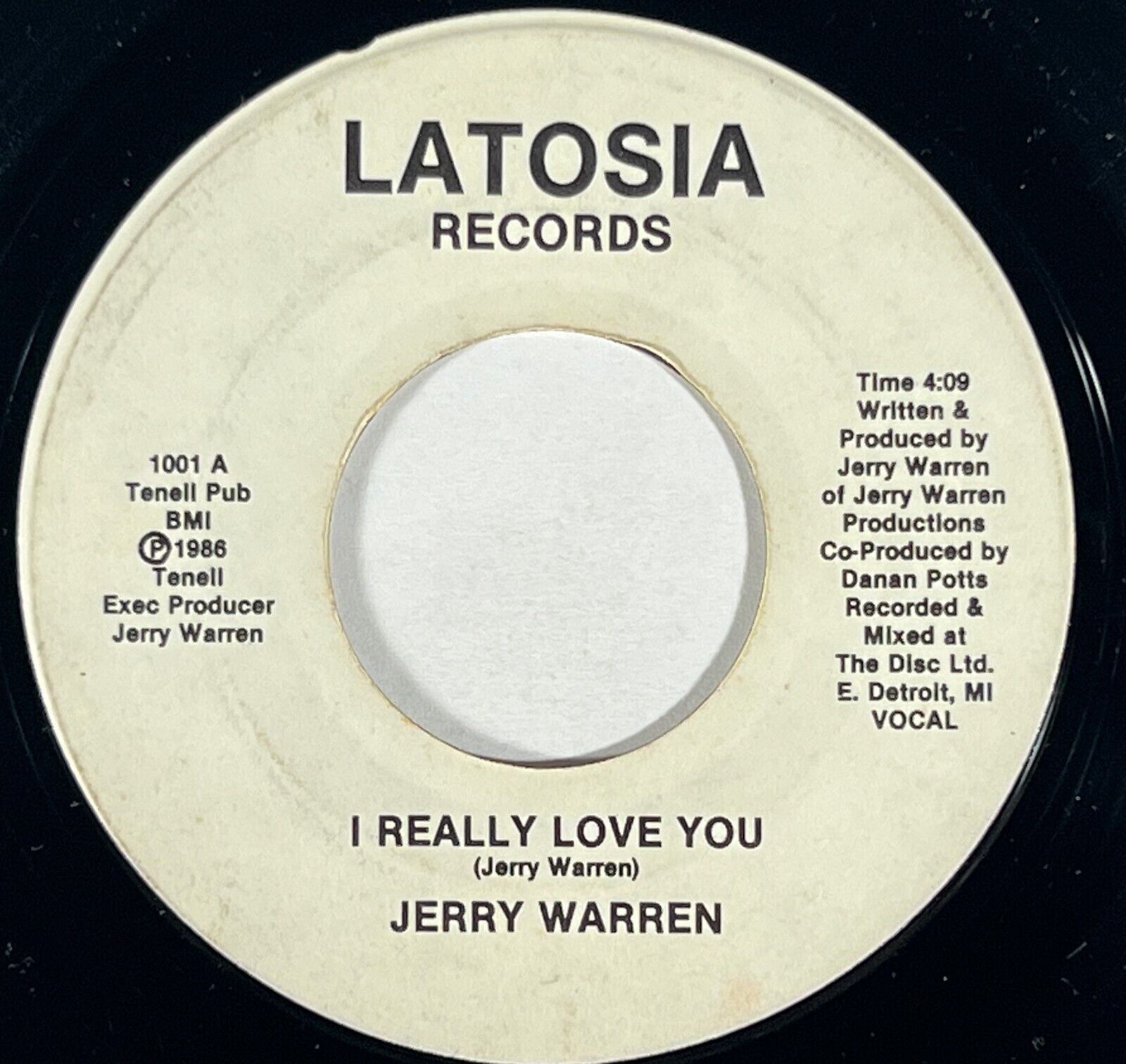 popsike.com - JERRY WARREN I Really Love You Latosia Modern Soul RARE ...